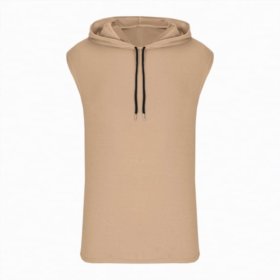 Hessimy Mens Workout Tank Tops Muscle Athletic Gym Cotton Undershirt ...