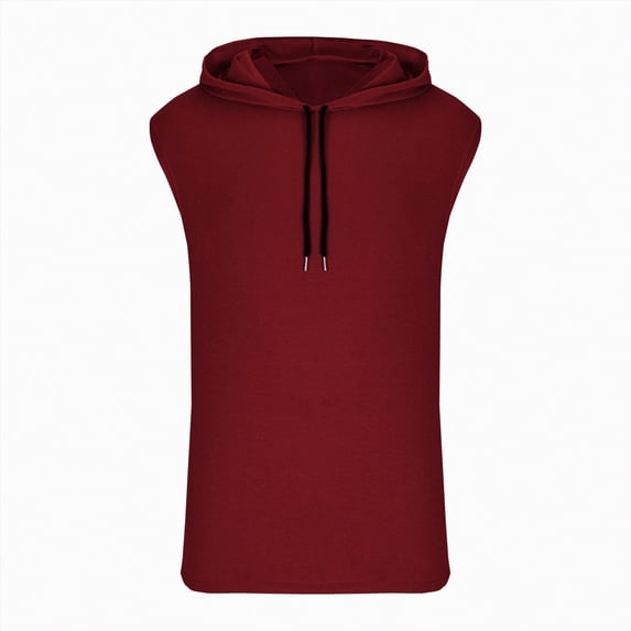 Hessimy Mens Workout Tank Tops Muscle Athletic Gym Cotton Undershirt ...