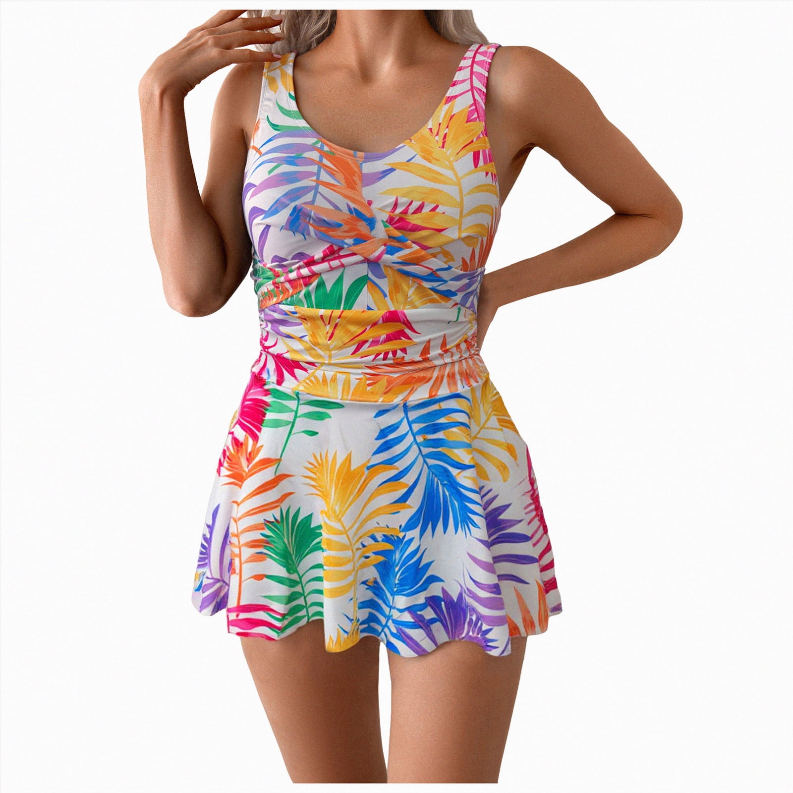 Hessimy One Piece Swimsuit Women Tummy Control 2026 Long Torso Slimming ...