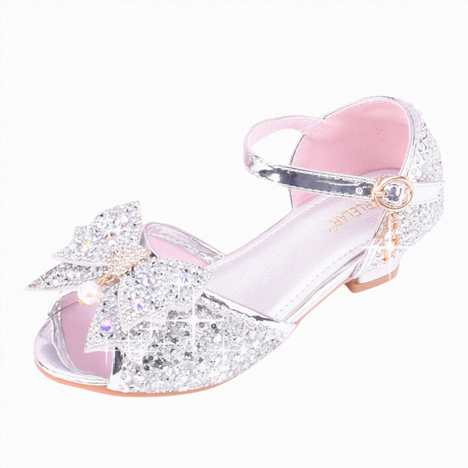 Hessimy Princess Shoes Girls Heels Princess Dress up Shoes Little Girl ...