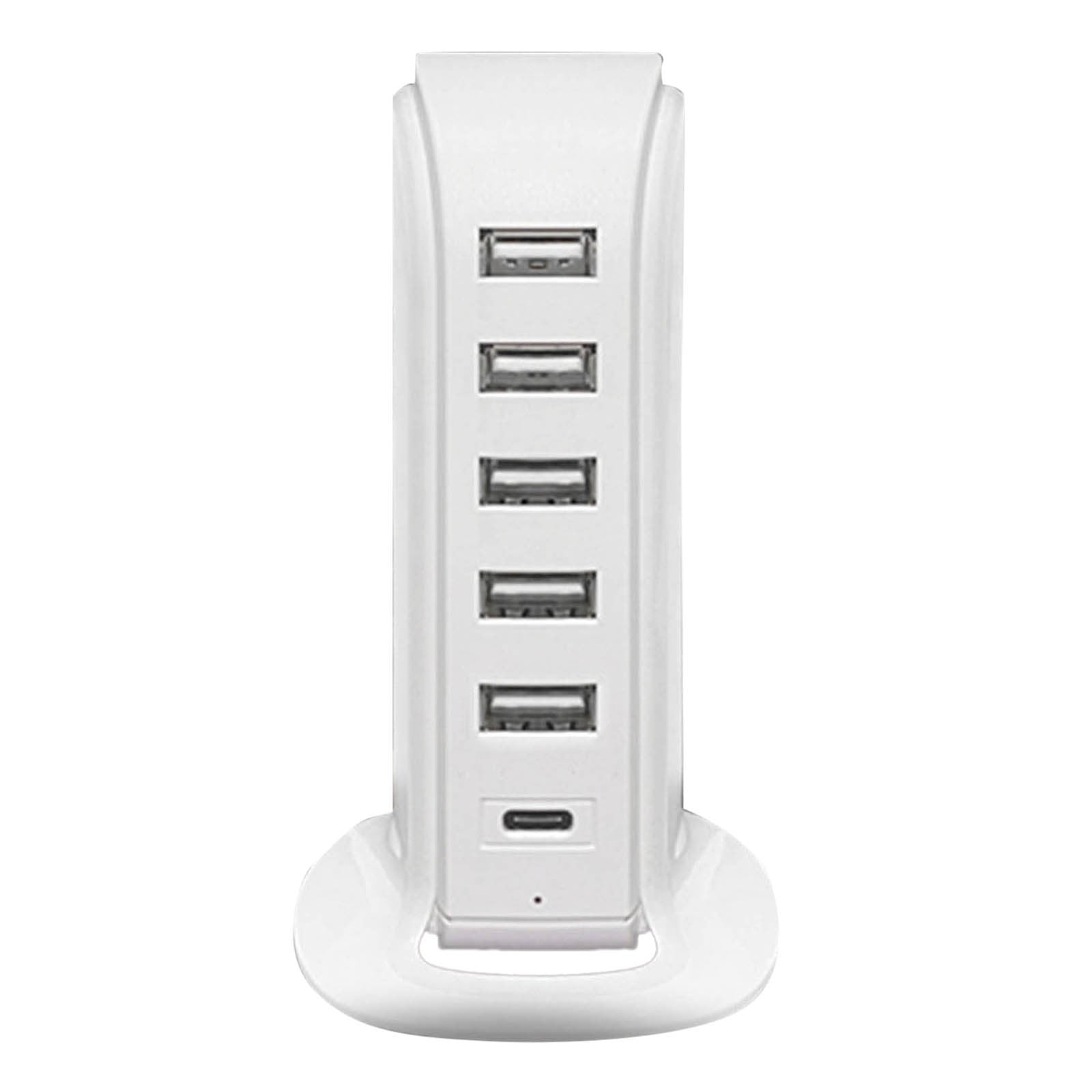 Hessimy Station for Multiple Devices 40W Upoy, Wall Charger Block 5 USB ...