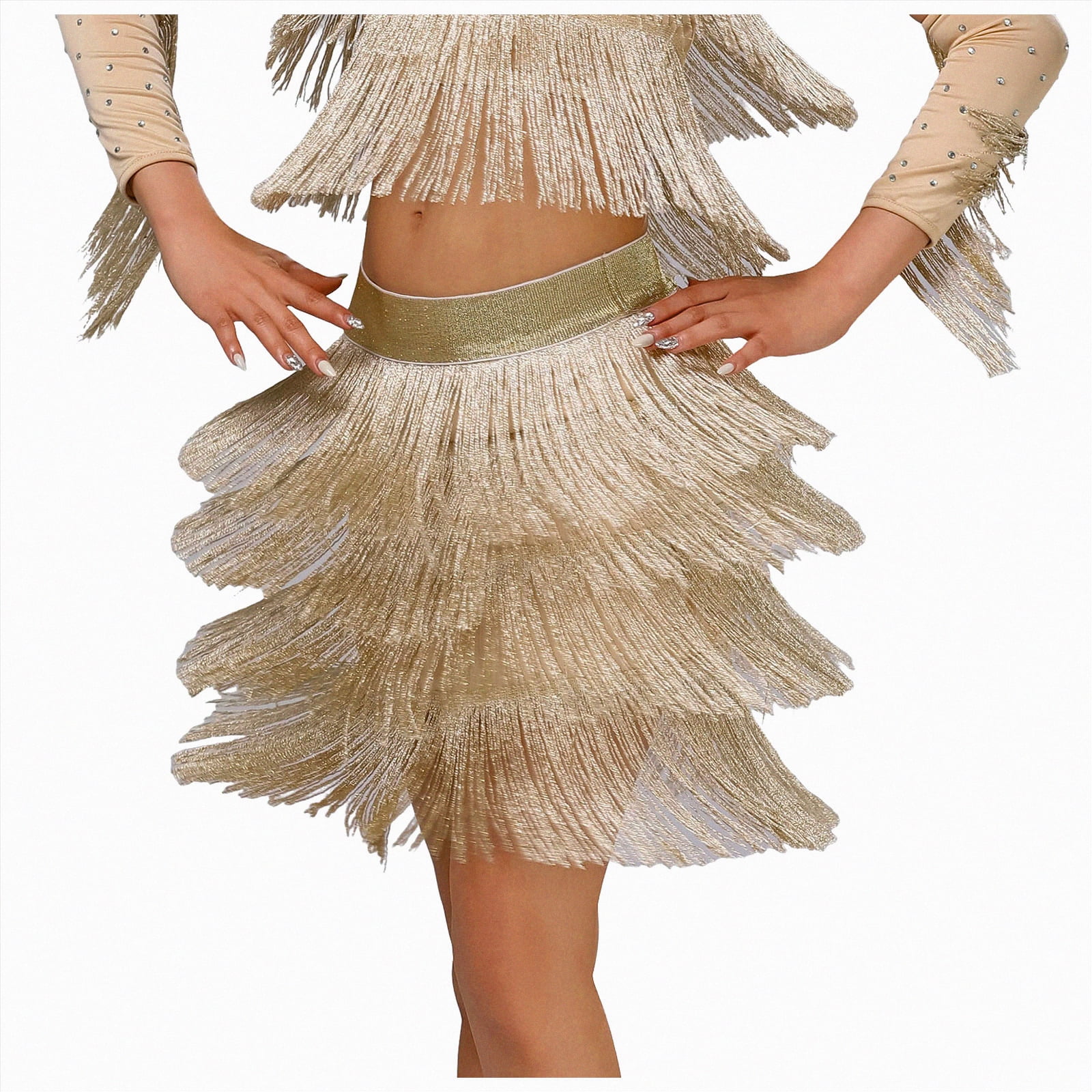 Hessimy Steampunk Midi Skirt for Women Tulle Multi Layered High Low ...