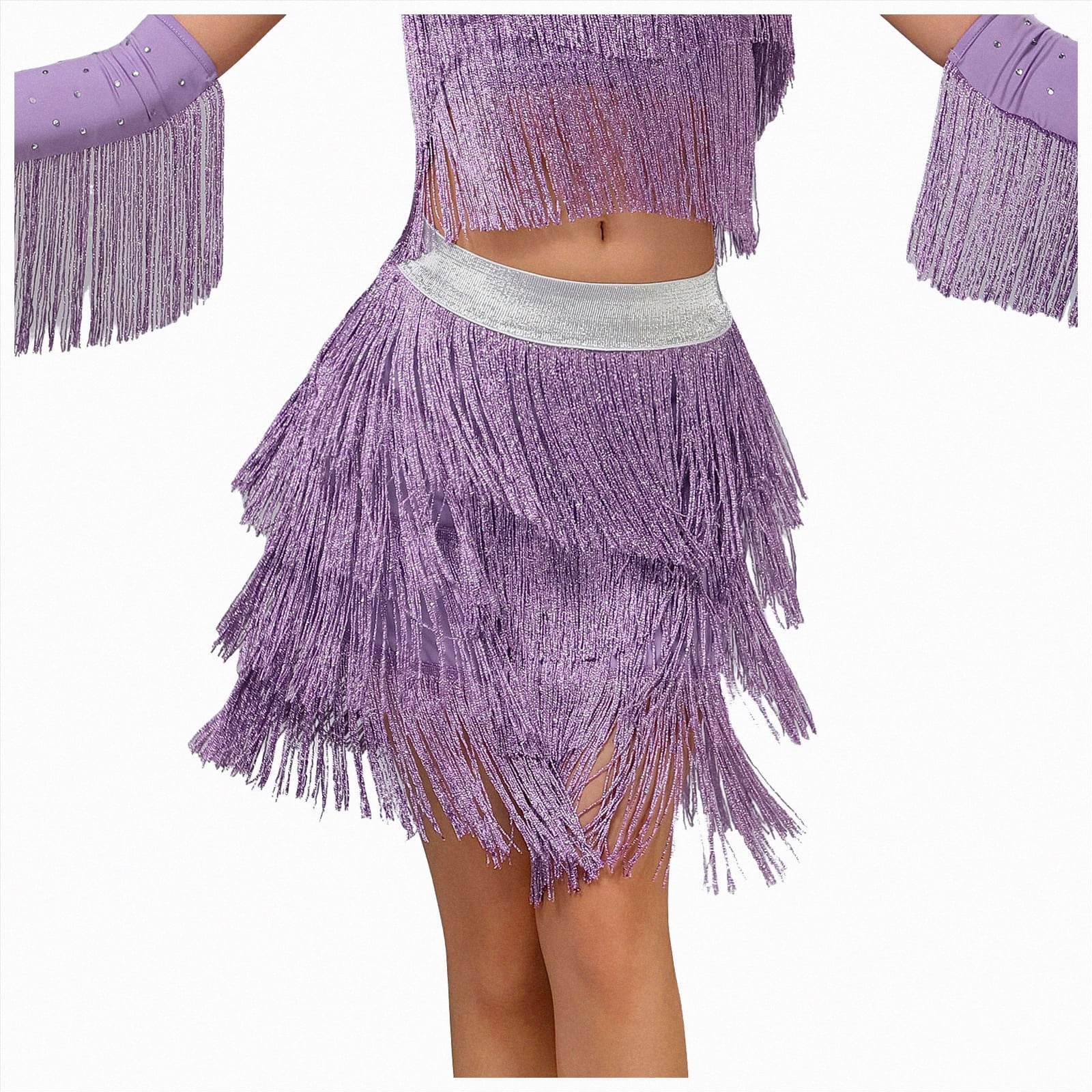 Hessimy Steampunk Midi Skirt for Women Tulle Multi Layered High Low ...