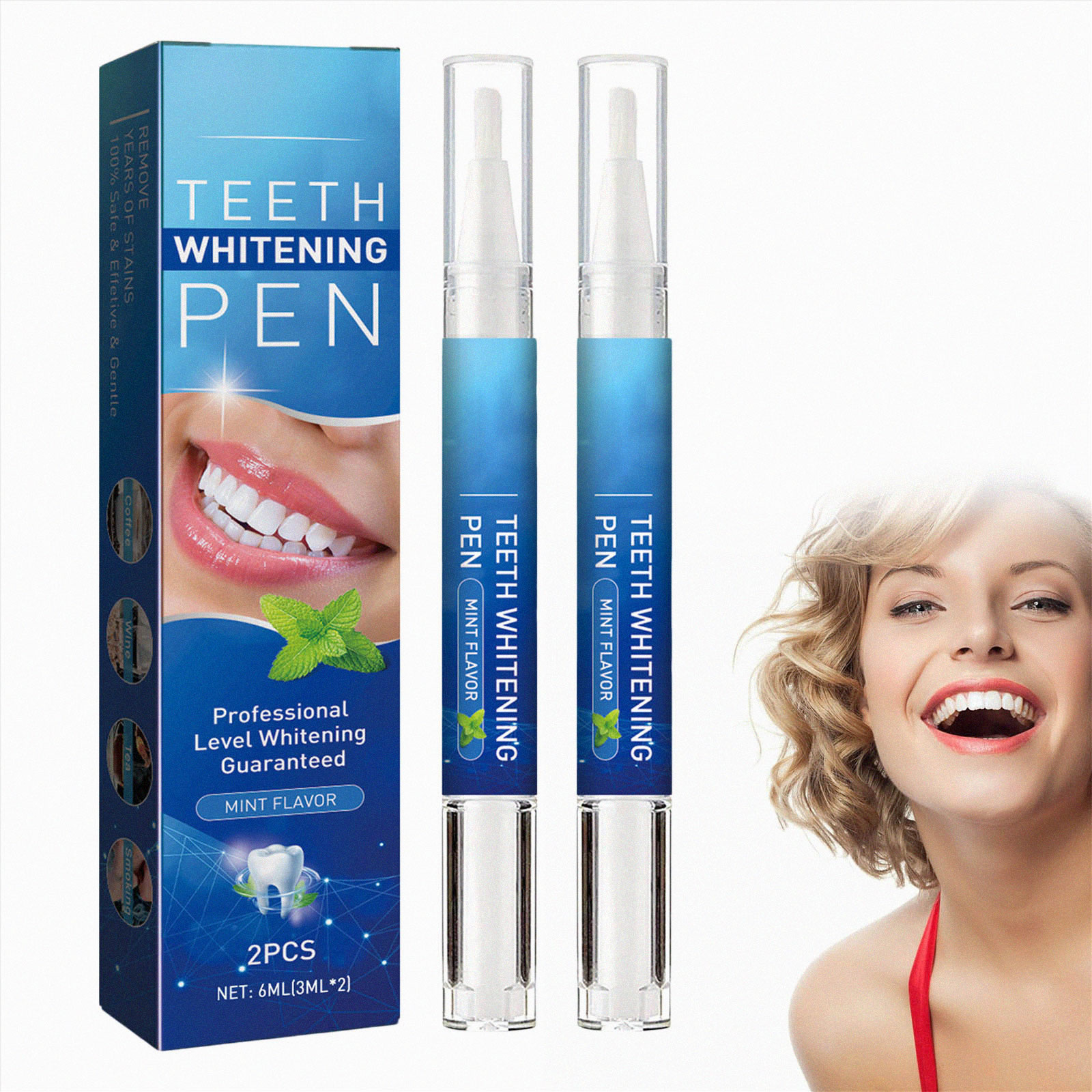 Hessimy Teeth Whitening Pen - Teeth Whitening Gel, Teeth Whitener for ...