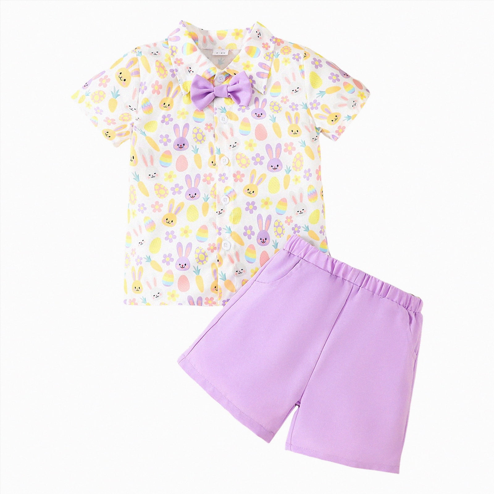 Hessimy Toddler Boy Summer Clothes Letter T-Shirt Tops Elastic Waist ...