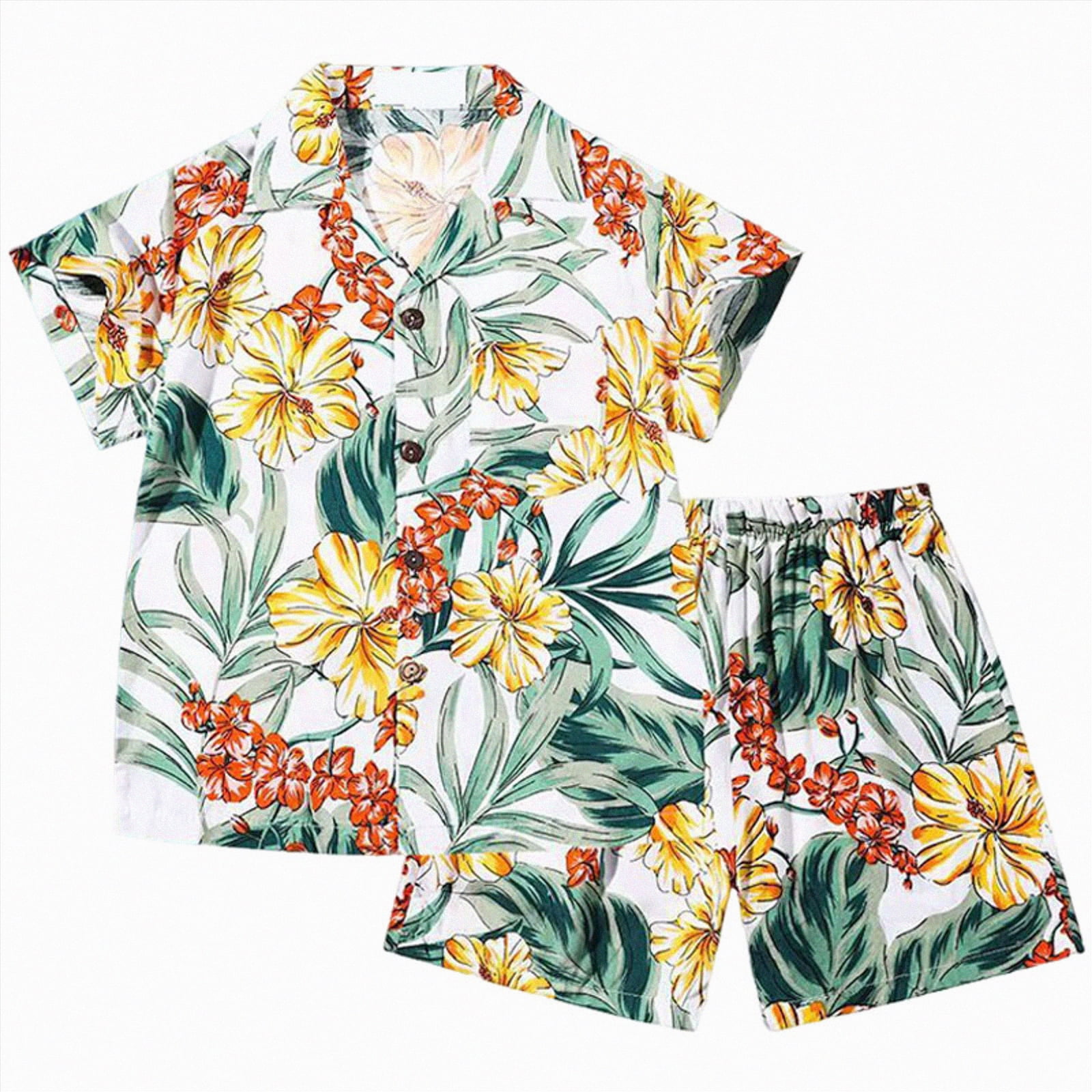 Hessimy Toddler Boy Summer Clothes Sets Short Sleeve Tee Shirt and ...