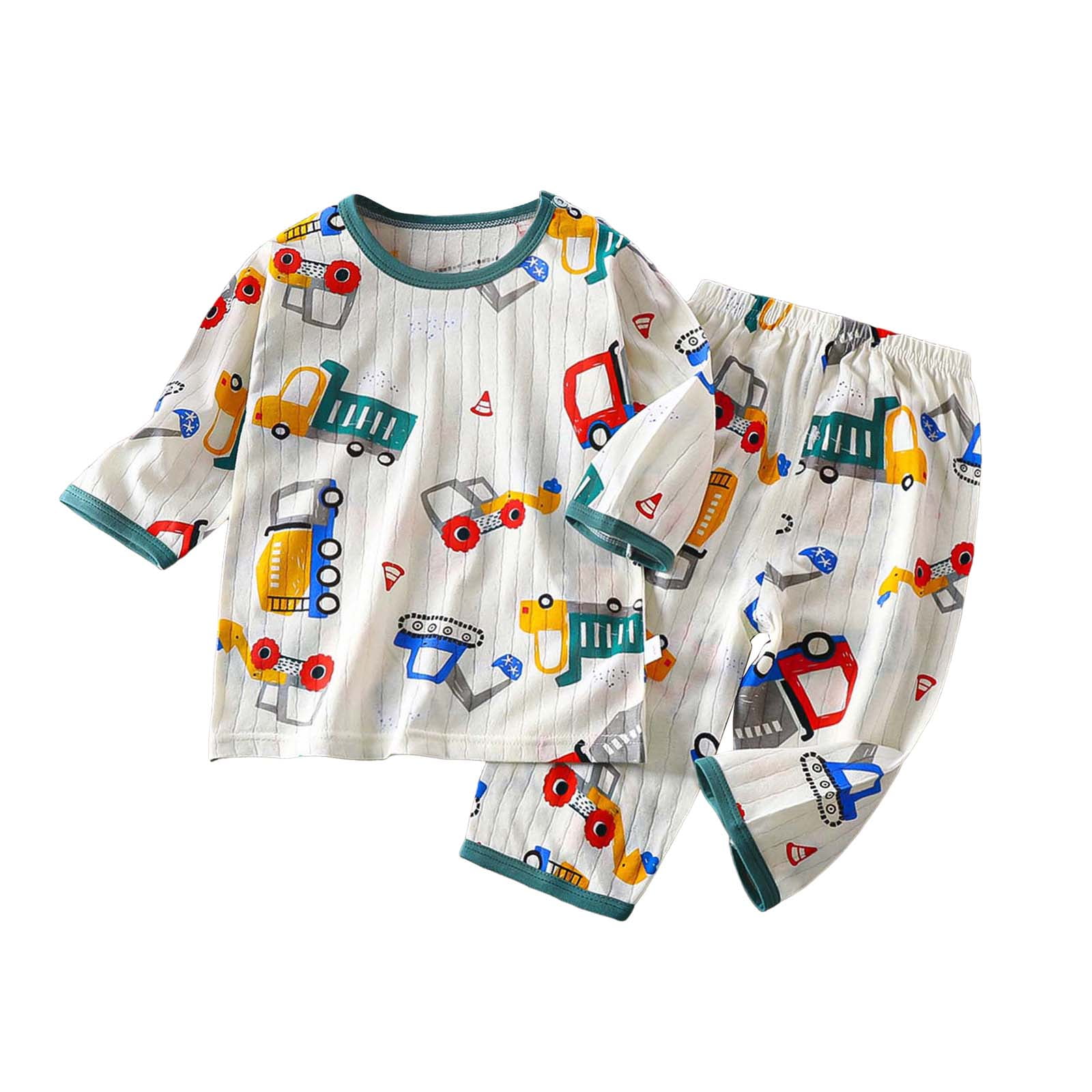 Hessimy Toddler Boys Girls Spring Summer 2Pcs Thermal Underwear Long ...