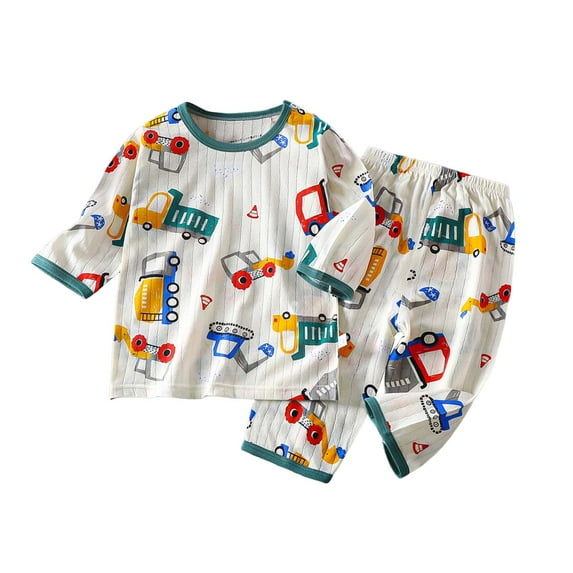 Hessimy Toddler Boys Girls Spring Summer 2Pcs Thermal Underwear Long ...