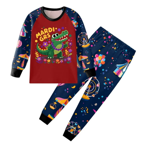 Hessimy Toddler Boys Girls Spring Summer Athletic Set Funny cartoon ...