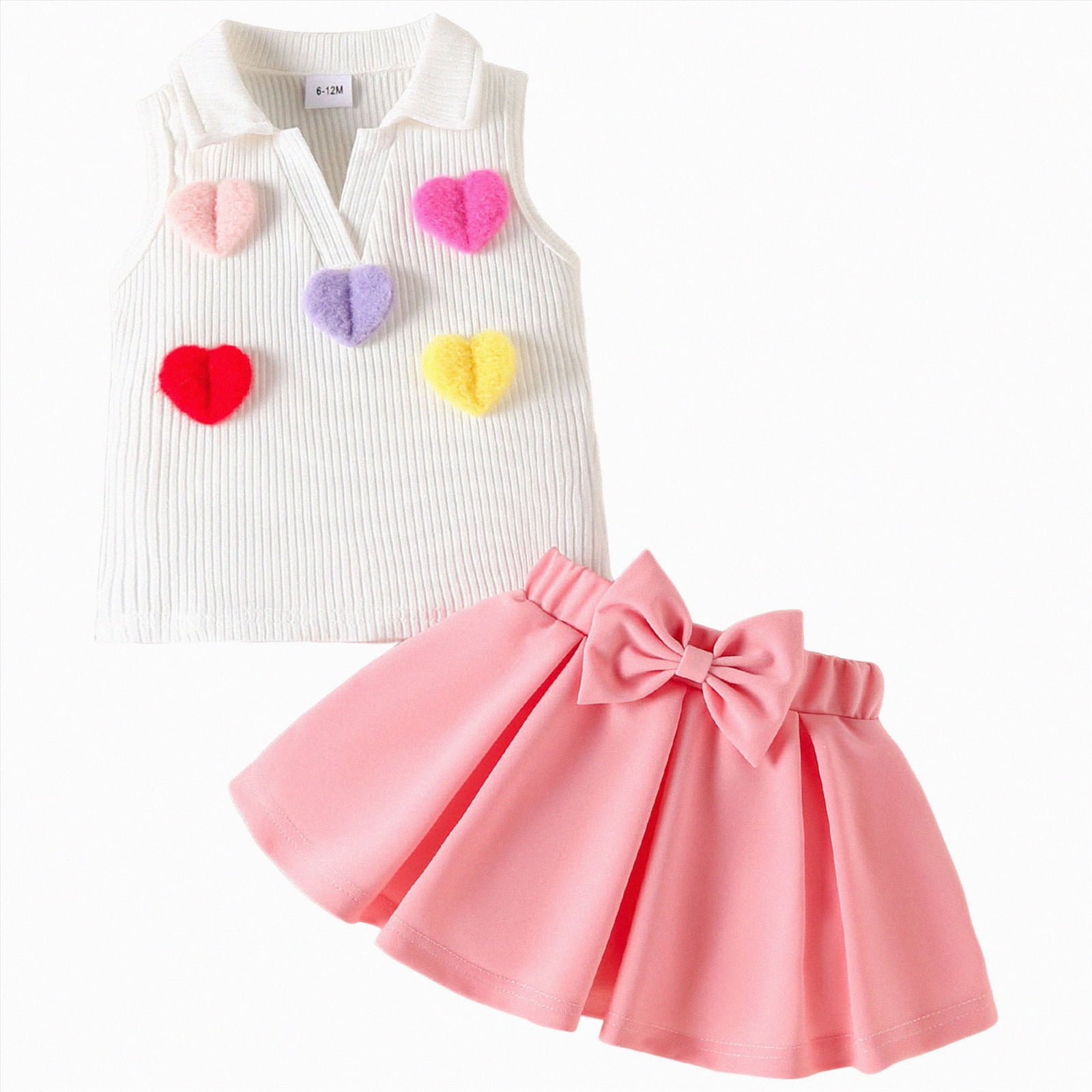 Hessimy Toddler Girl Clothes Baby Girls Summer Outfits Short Sleeve T ...