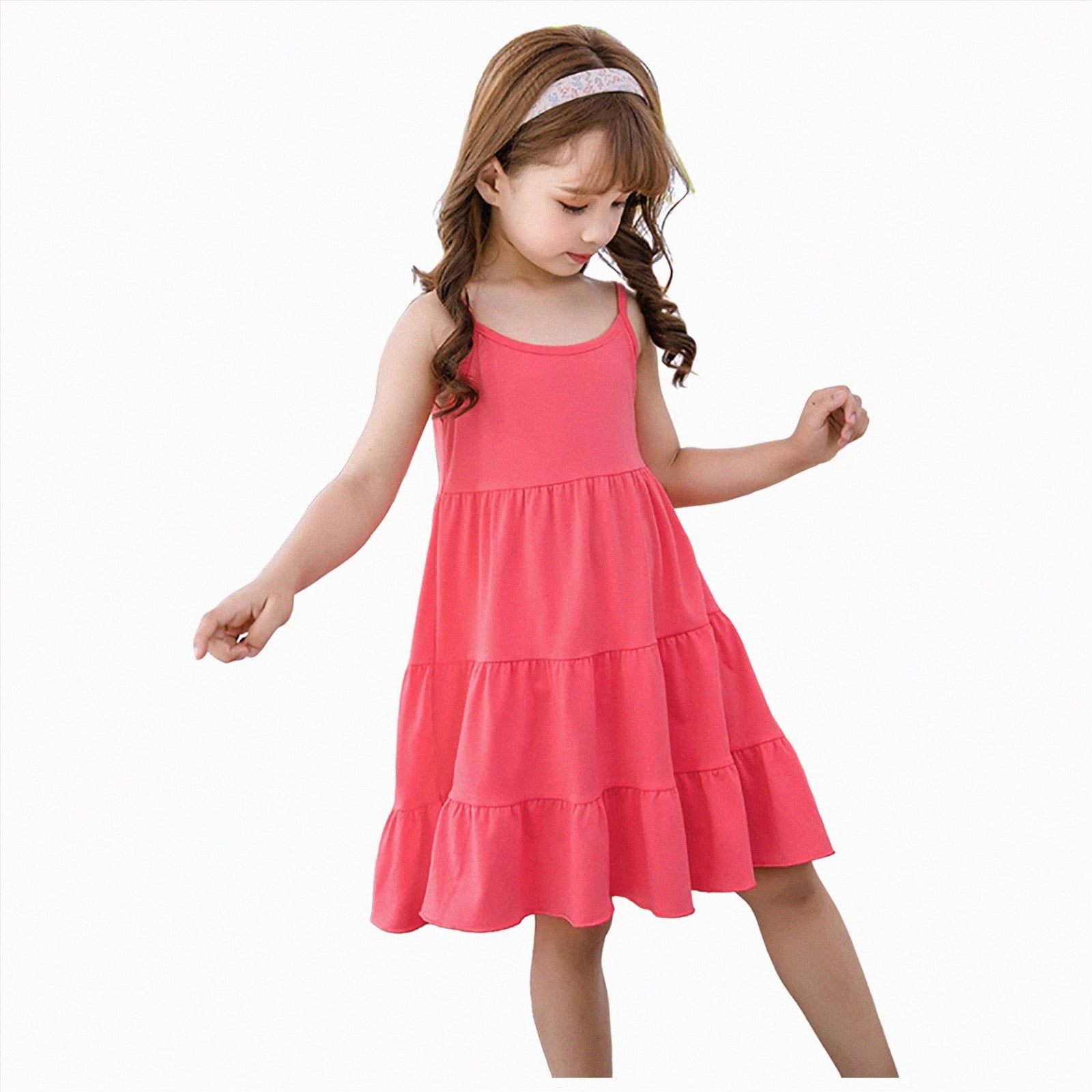 Hessimy Toddler Girl Short Sleeve Cotton Casual Jersey Playwear ...