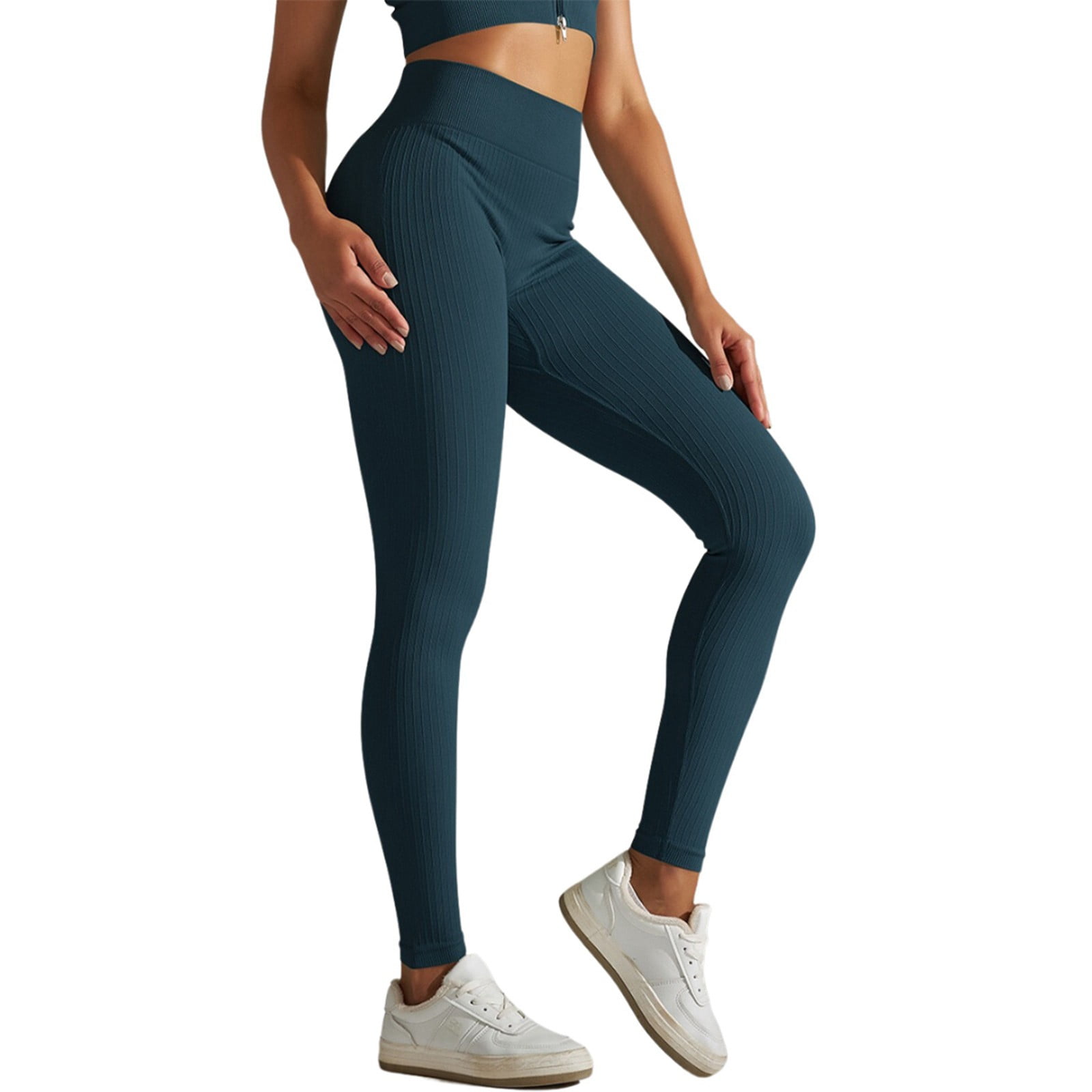 Hessimy Women Lift High Waisted Tummy Control No See-Through Yoga Pants ...