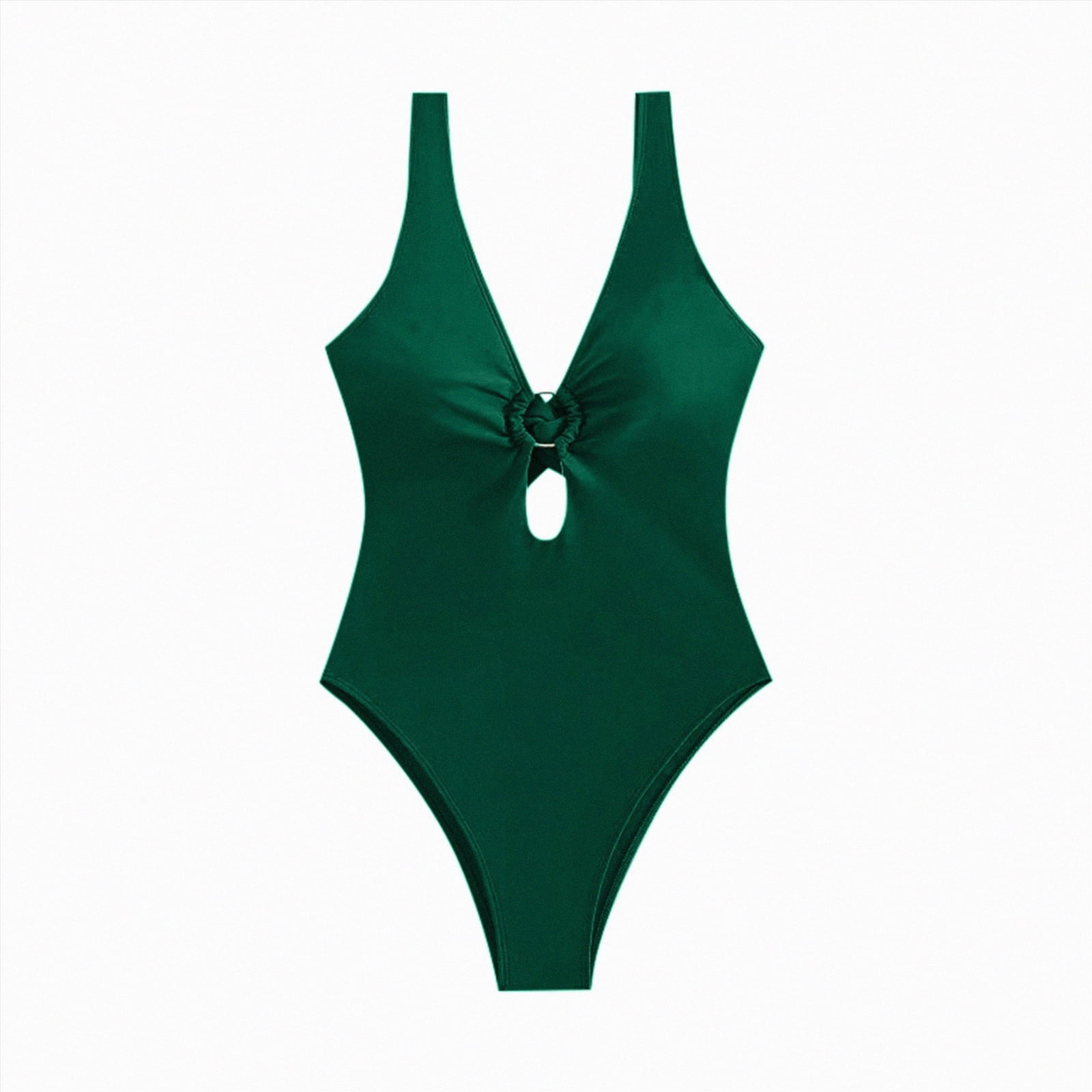 Hessimy Women One Piece Swimsuit 2026 Tummy Control Sexy Cutout Neon ...