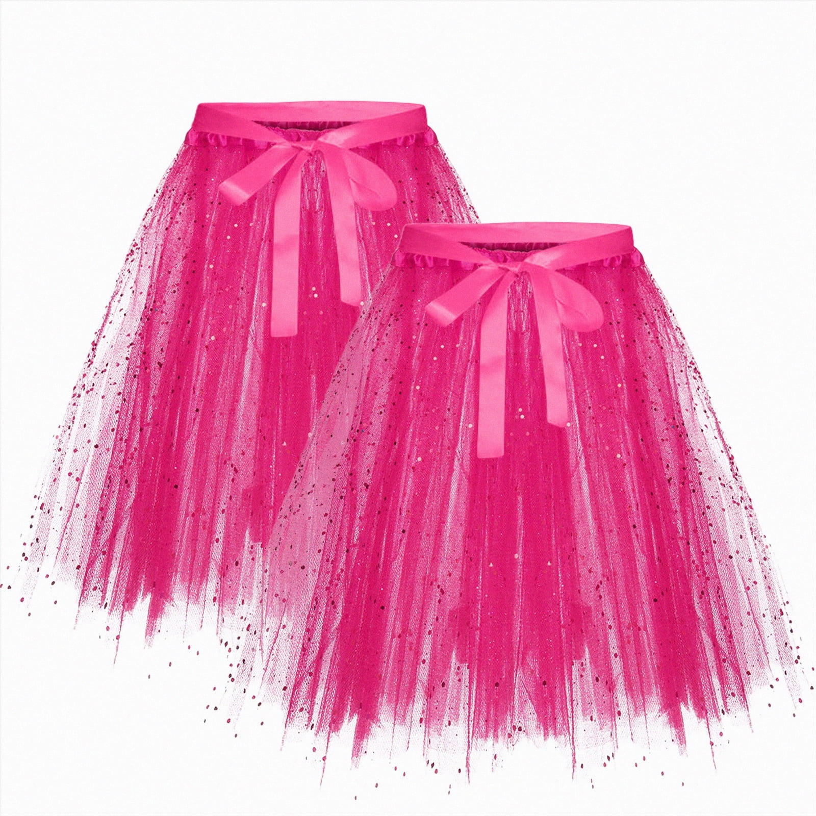 Hessimy Women Tutu Tutus Skirt Layered Sparkly Skirts for Carnival ...