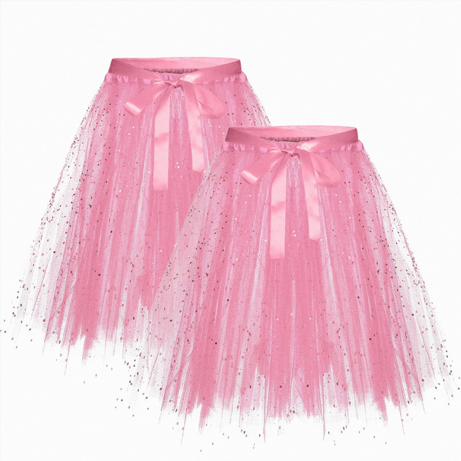 Hessimy Women Tutu Tutus Skirt Layered Sparkly Skirts for Carnival ...
