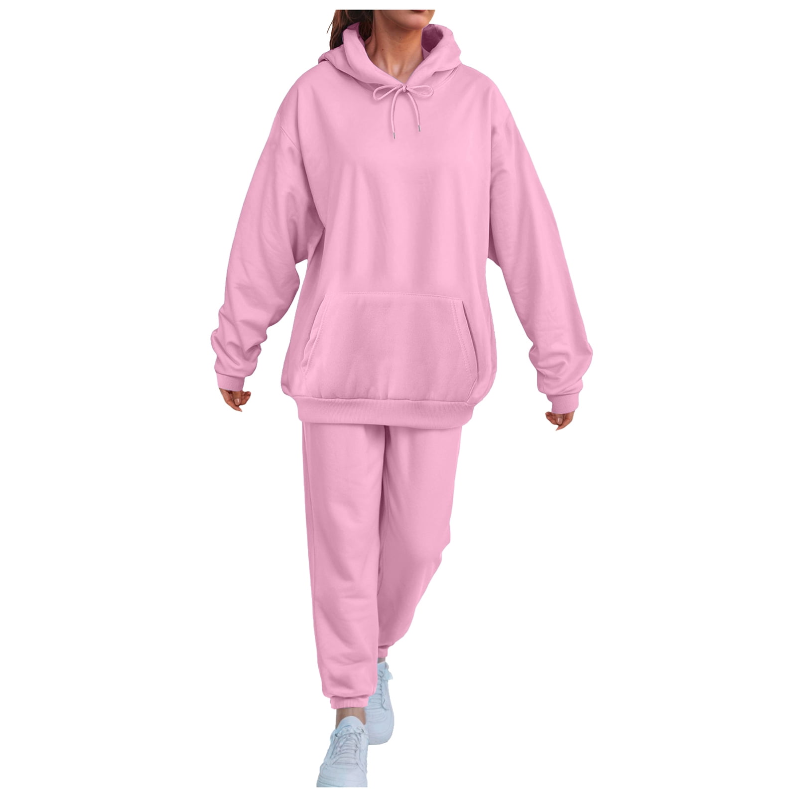 Hessimy Women Two Piece Set Summer Outfits Sweatsuit Half Zip Cap ...