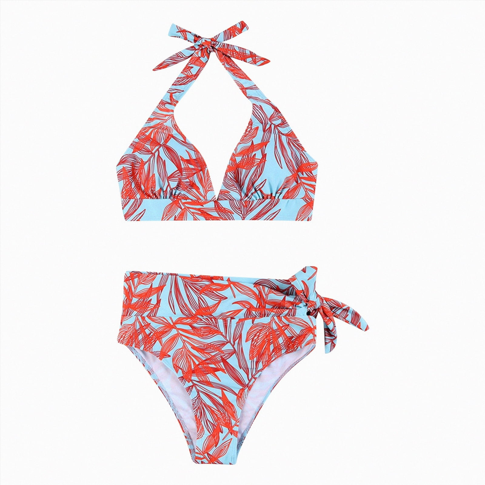 Hessimy Women's Sexy Halter Bikini Set Triangle Top String Swimwear Two ...