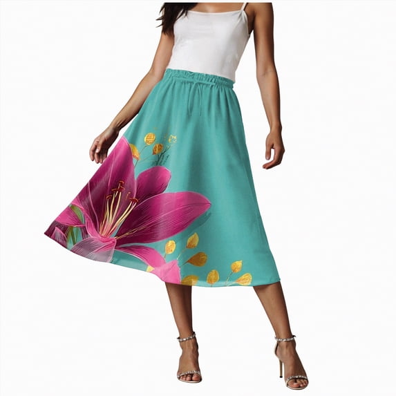 Hessimy Women's Stretch Pencil Skirts High Waisted Slim Fit Business ...