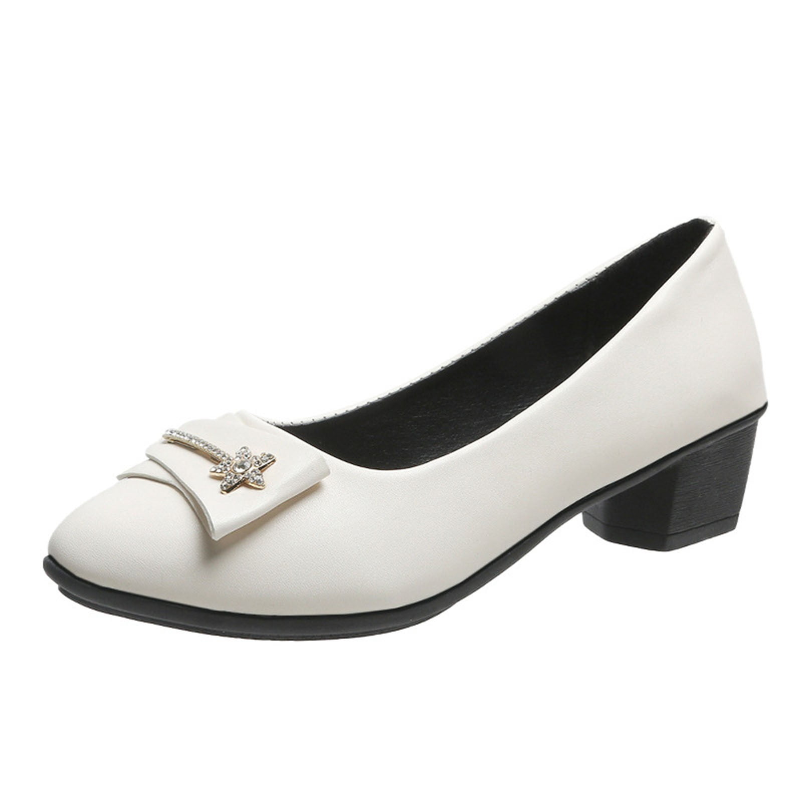 Hessimy Womens Comfortable Ballet Flats, Business Office Dress Shoes ...