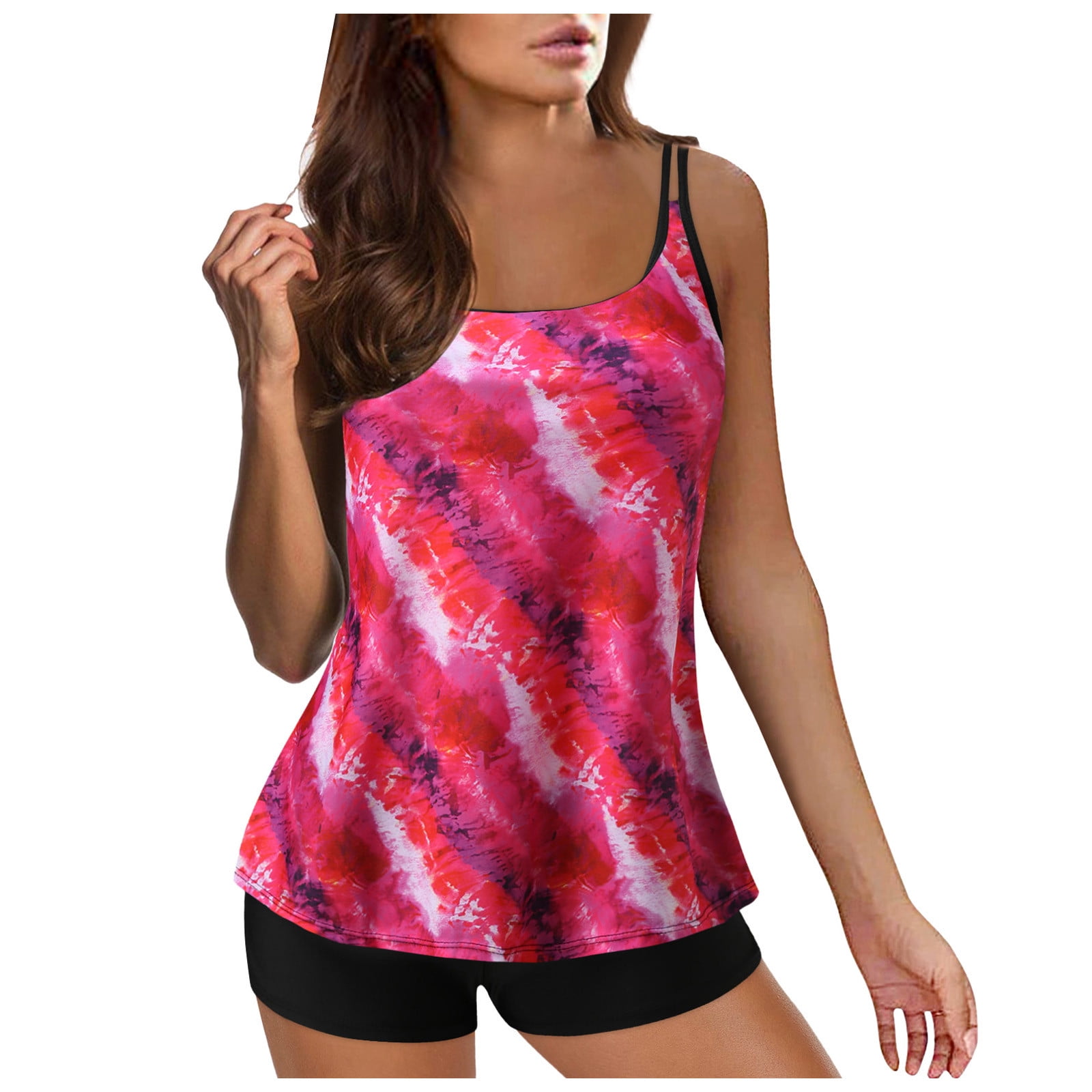 Hessimy tankini tops Tankini Swimsuits For Women 2024 Summer Two Piece ...