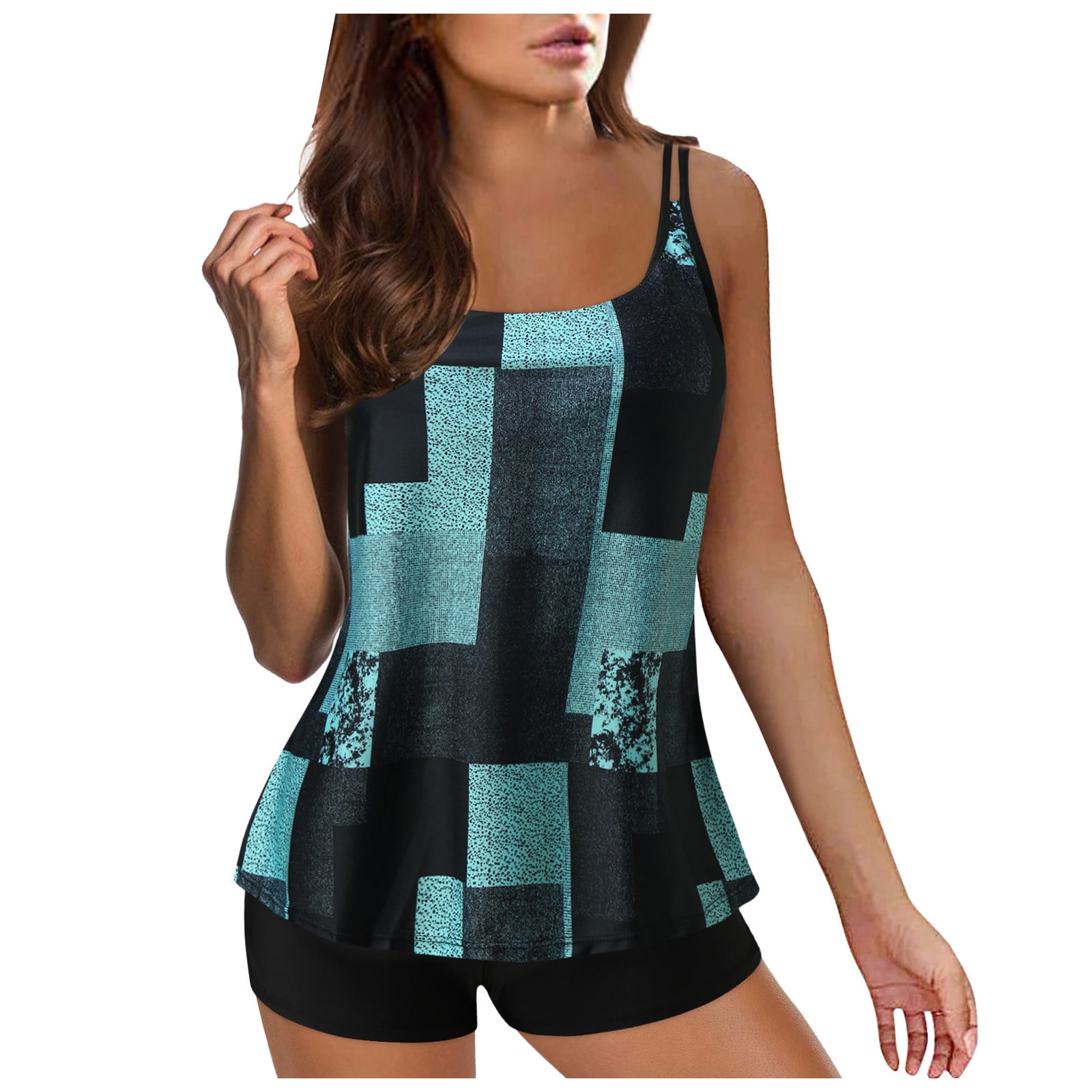 Hessimy tankini tops Tankini Swimsuits For Women 2024 Summer Two Piece ...