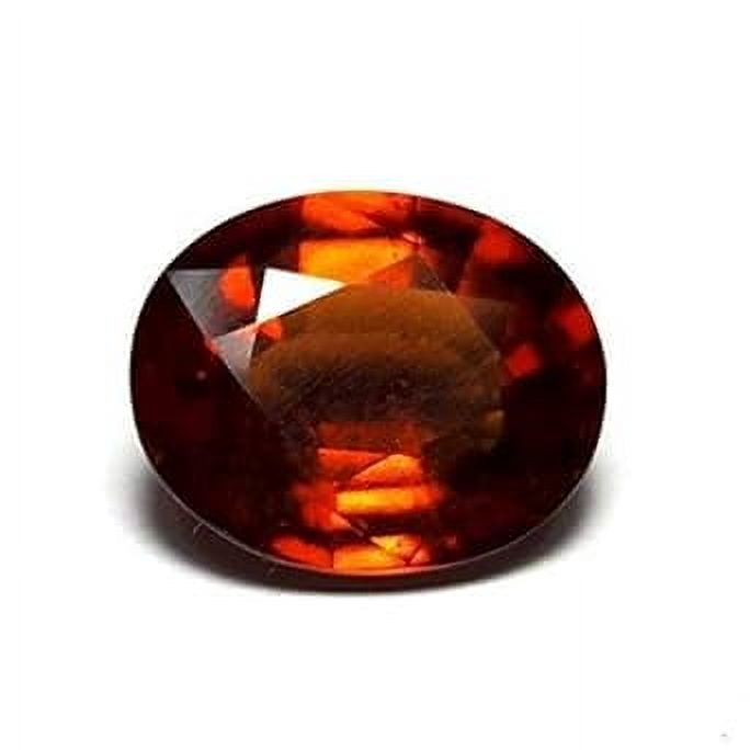 Hessonite Stone African Certified Natural Loose Gomed Gemstone 3.8 ...