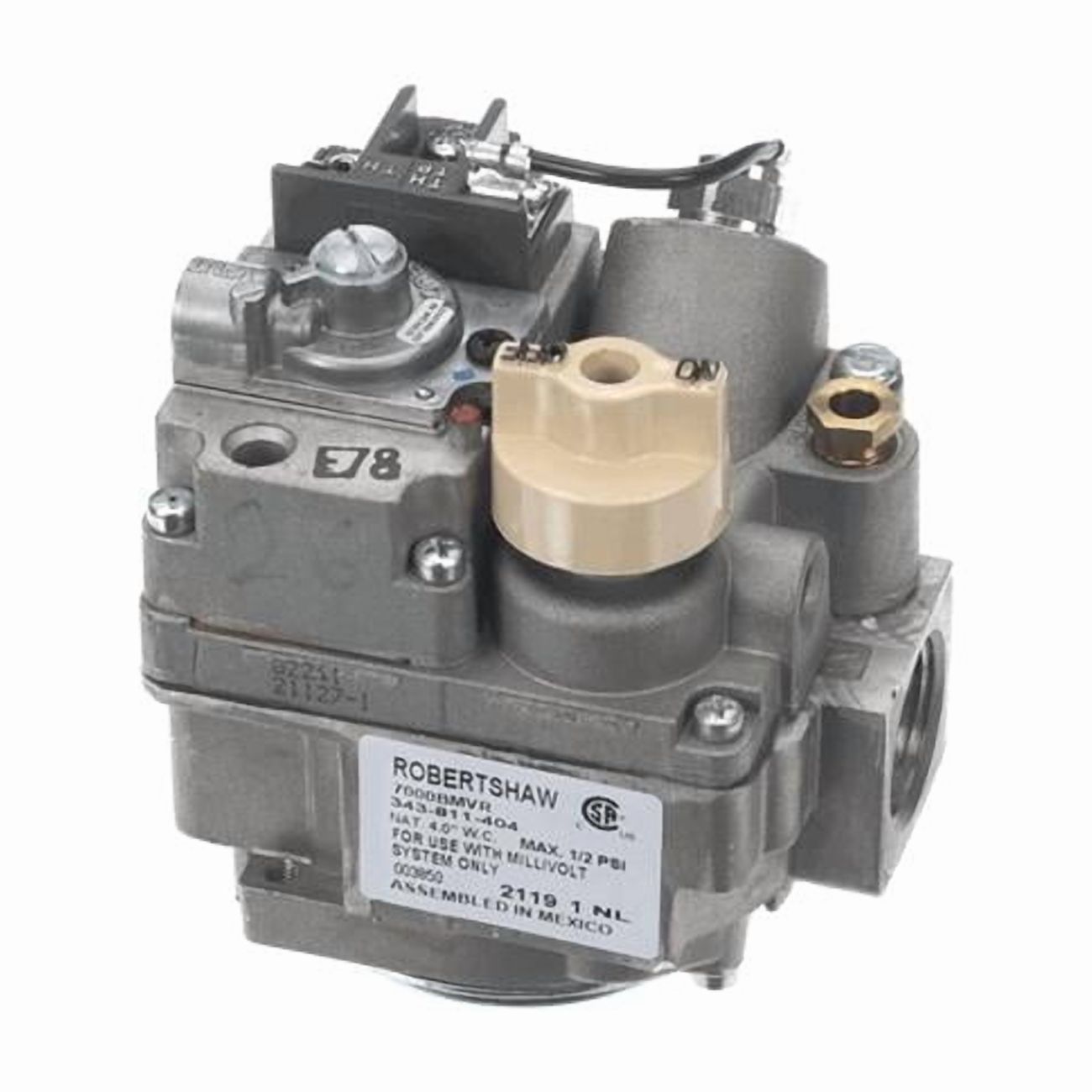 Hestan Commercial 003850 Fryer Gas Valve - 0.5 PSI, Natural Gas ...
