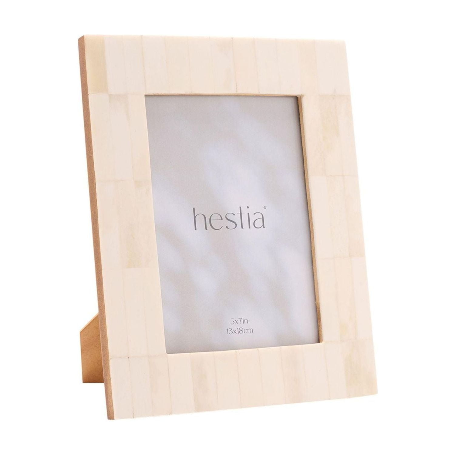 Hestia Wide Border White Bone Photo Frame 5 x 7 - Walmart.com