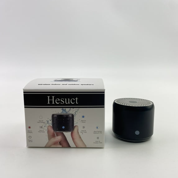 Hesuct Wireless indoor and outdoor speakers,Travel Case Packed, Portable Bluetooth Speaker with ...