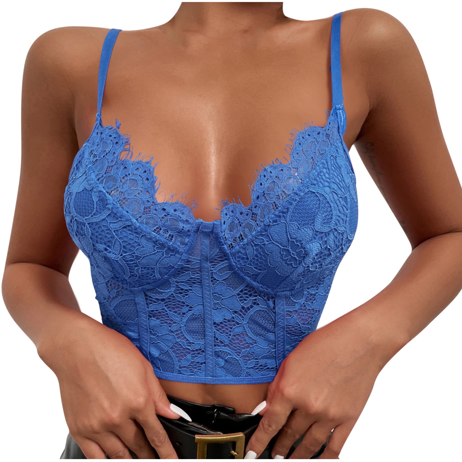 Hesxuno Girls Tank Tops Ladies Cute Girl Bottoming Lingerie Sexy Lace
