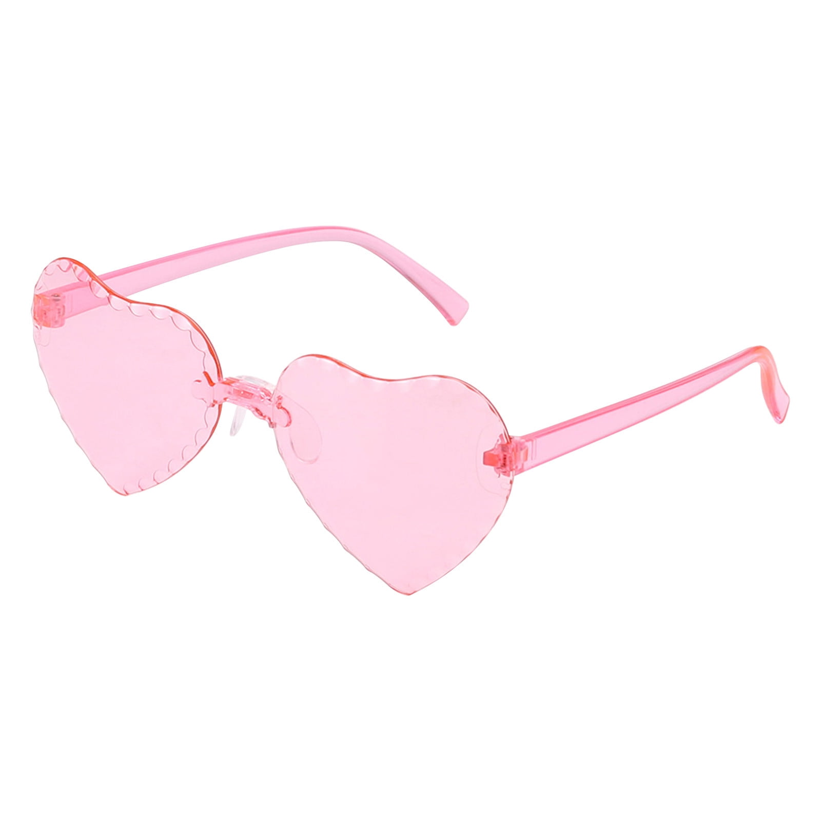 Hesxuno Heart Sunglasses for Kids Candy Colored Heart Shaped Sunglasses ...