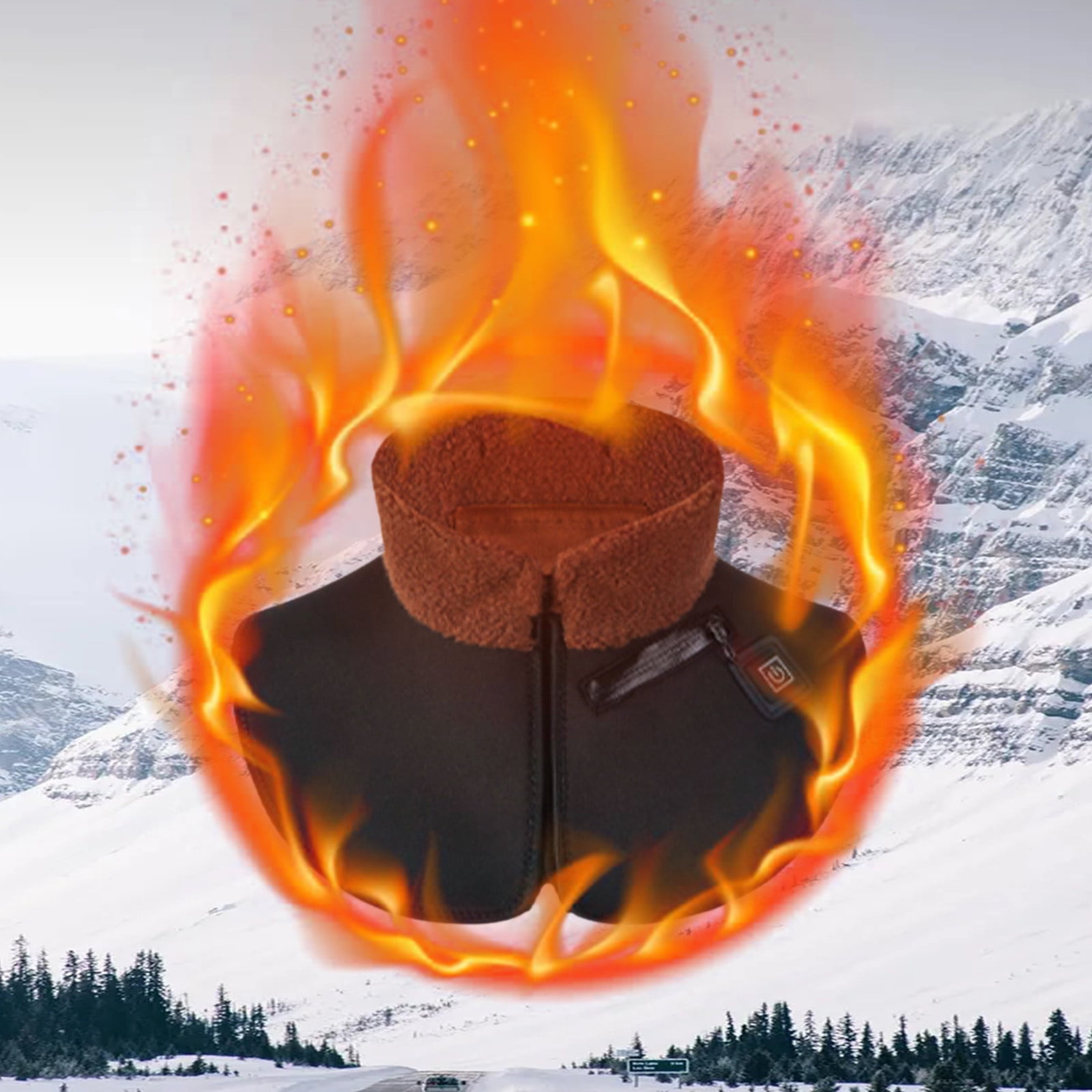 Hesxuno Heated Scarf Smart USB Charging Neck And Shoulder Warm Heating ...