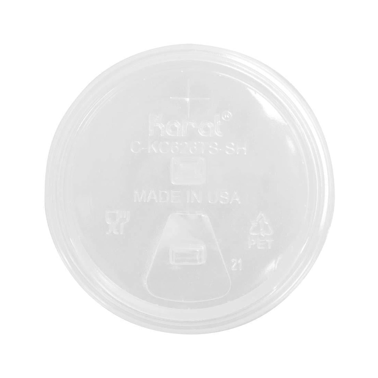 HetayC C-KC626TS-SH 98mm Diameter Strawless Sipper lid for 12-24 oz PET ...