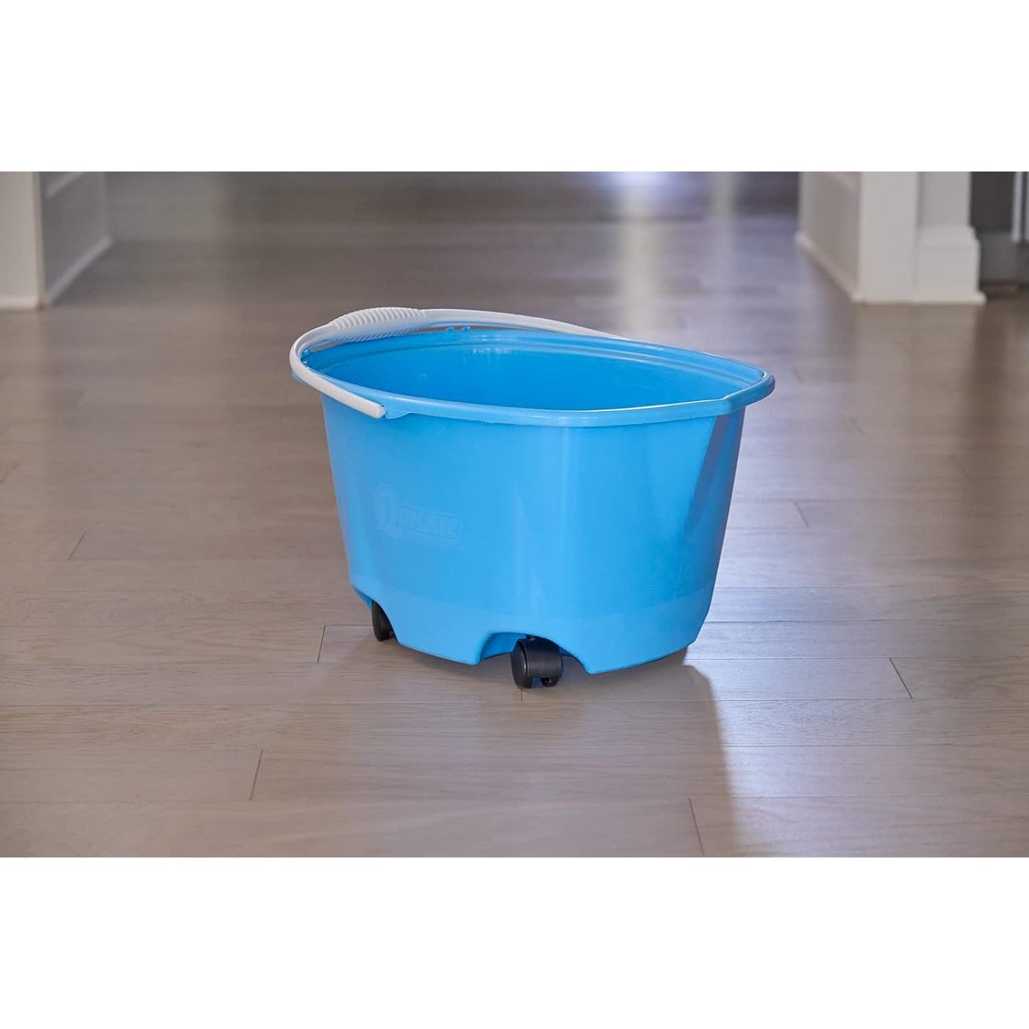 HetayC EZ-Glide Multi-Purpose Bucket on Wheels, 5-Gallon, Blue, for ...