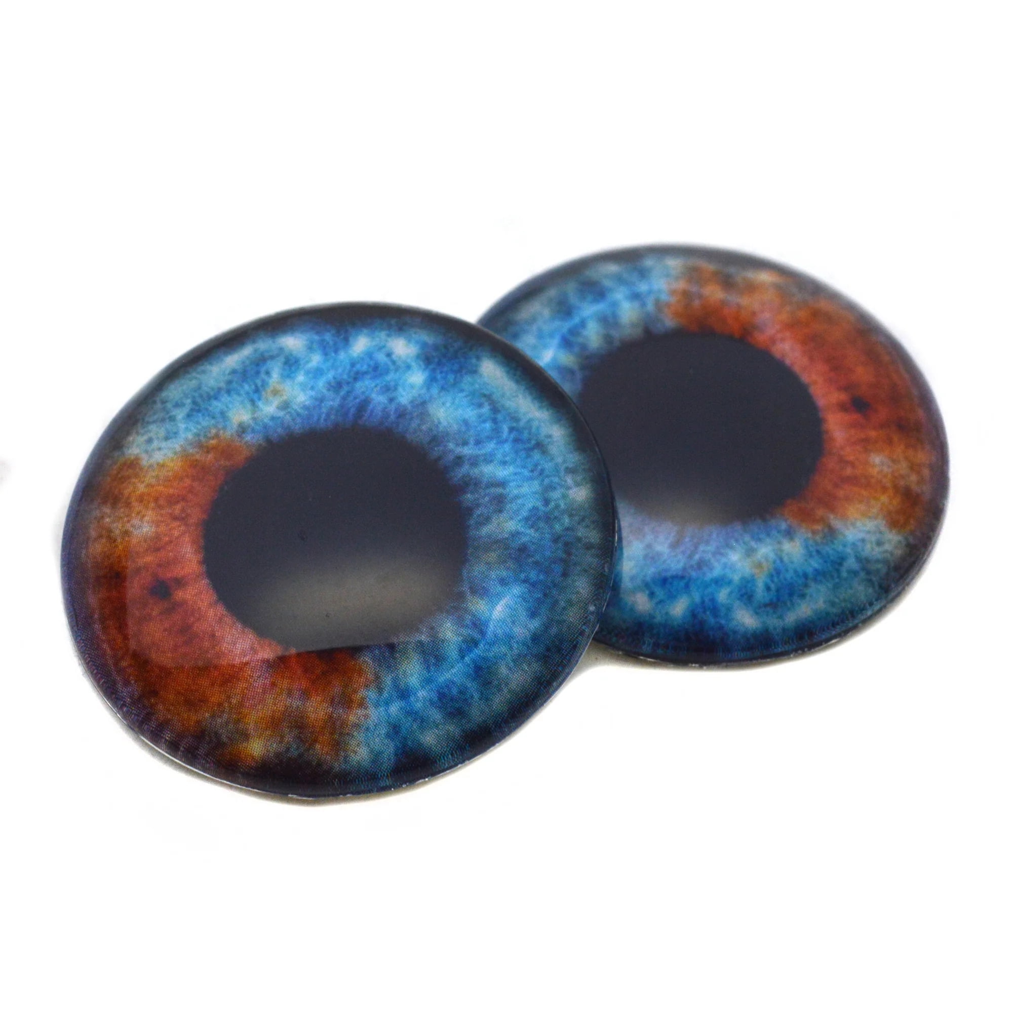 Heterochromia Dual Blue and Brown Human Glass Eyes - Walmart.com