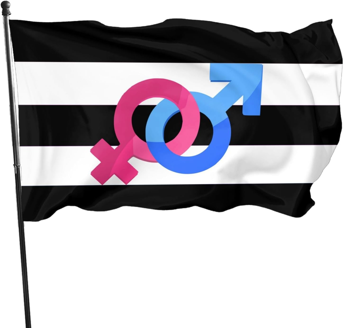 Heterosexuals Flag Outdoor Indoor Garage With Grommets Dormitory ...