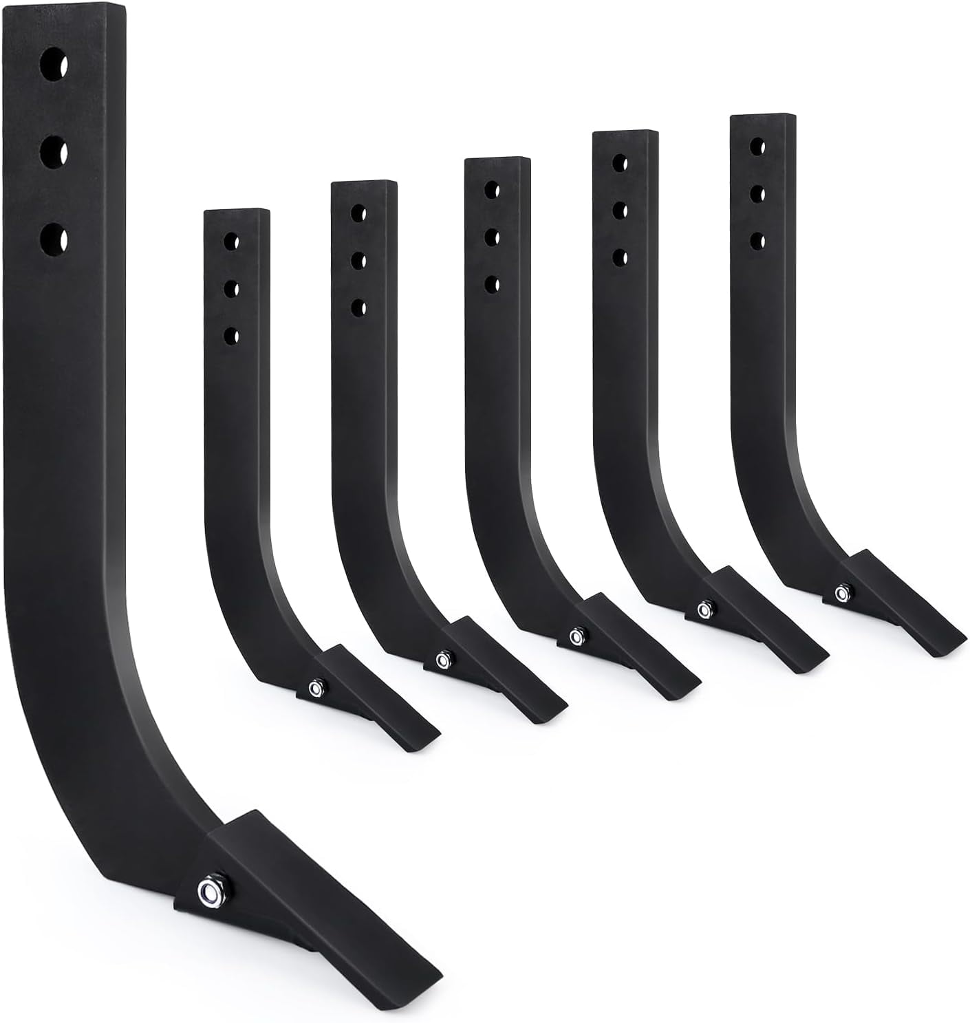 Hetoy 6pcs Box Blade Shank - 16'' Heavy-Duty Scarifier Shank with 3 ...