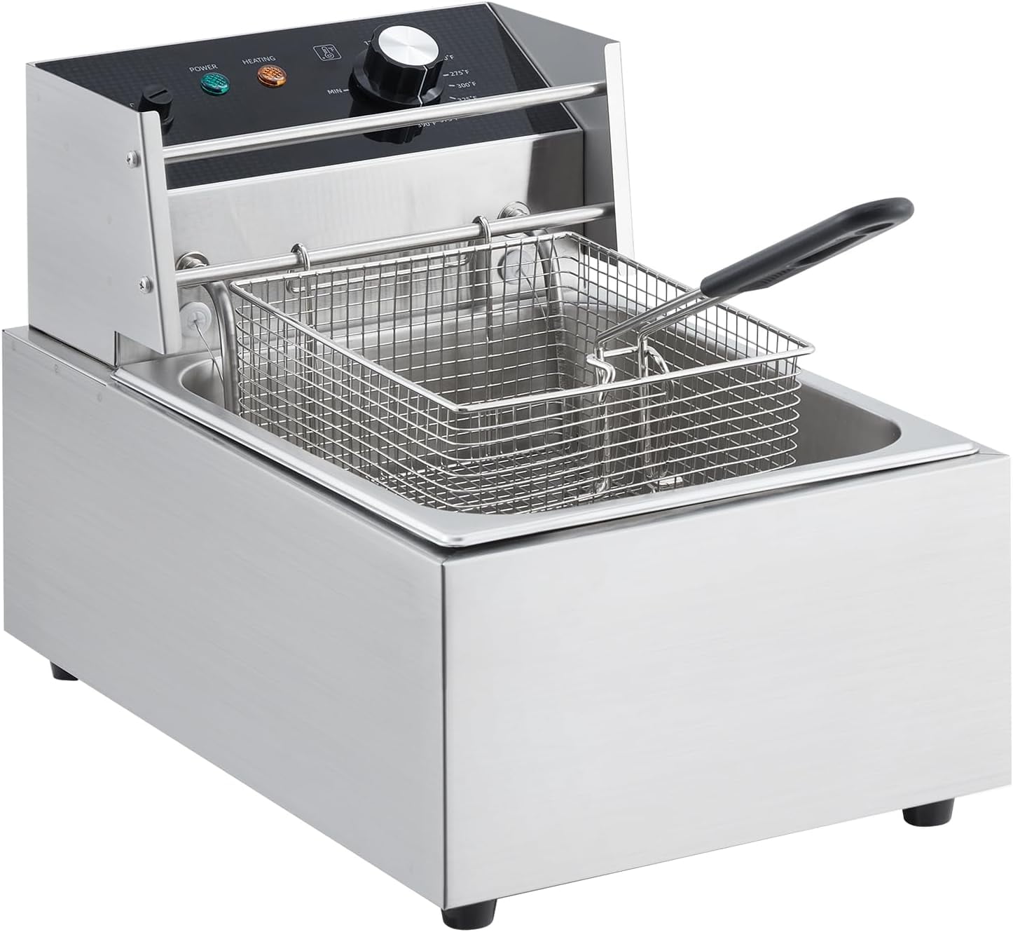 Hetoy Countertop Deep Fryer - Single Cylinder with 6L Oil Capacity ...