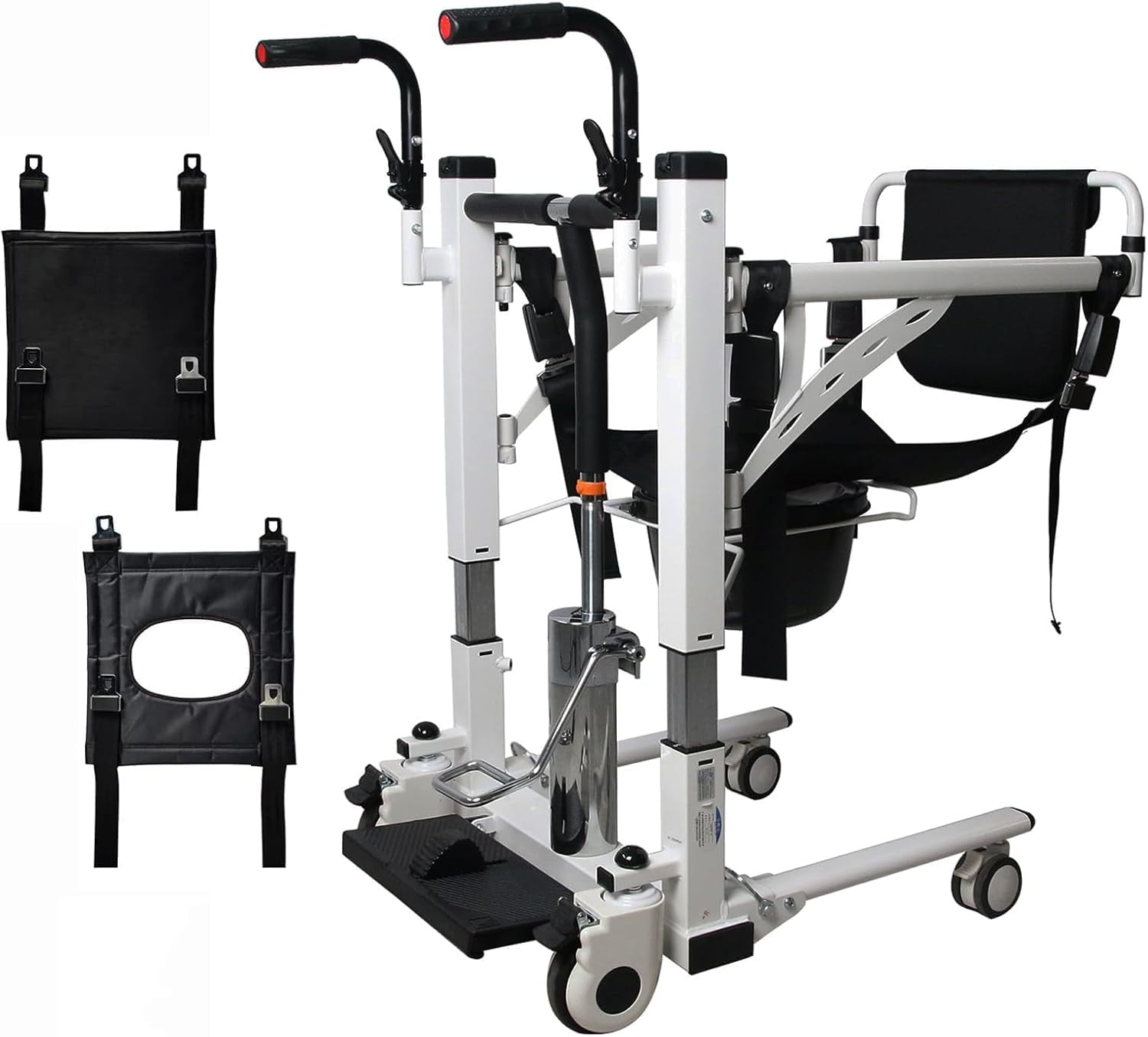 Hetoy Hydraulic Patient Transfer Lift Chair with 180° Split Seat ...