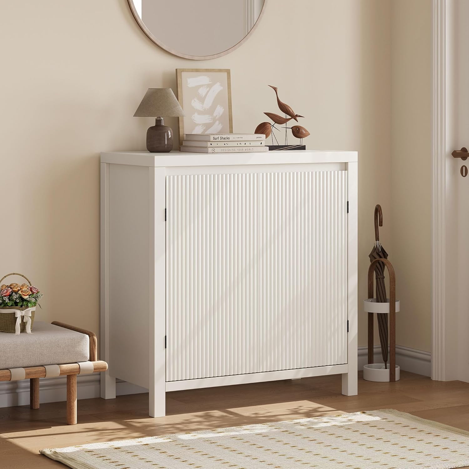 Hetoy Modern Sideboard Buffet Cabinet, Accent Storage Cabinet with ...