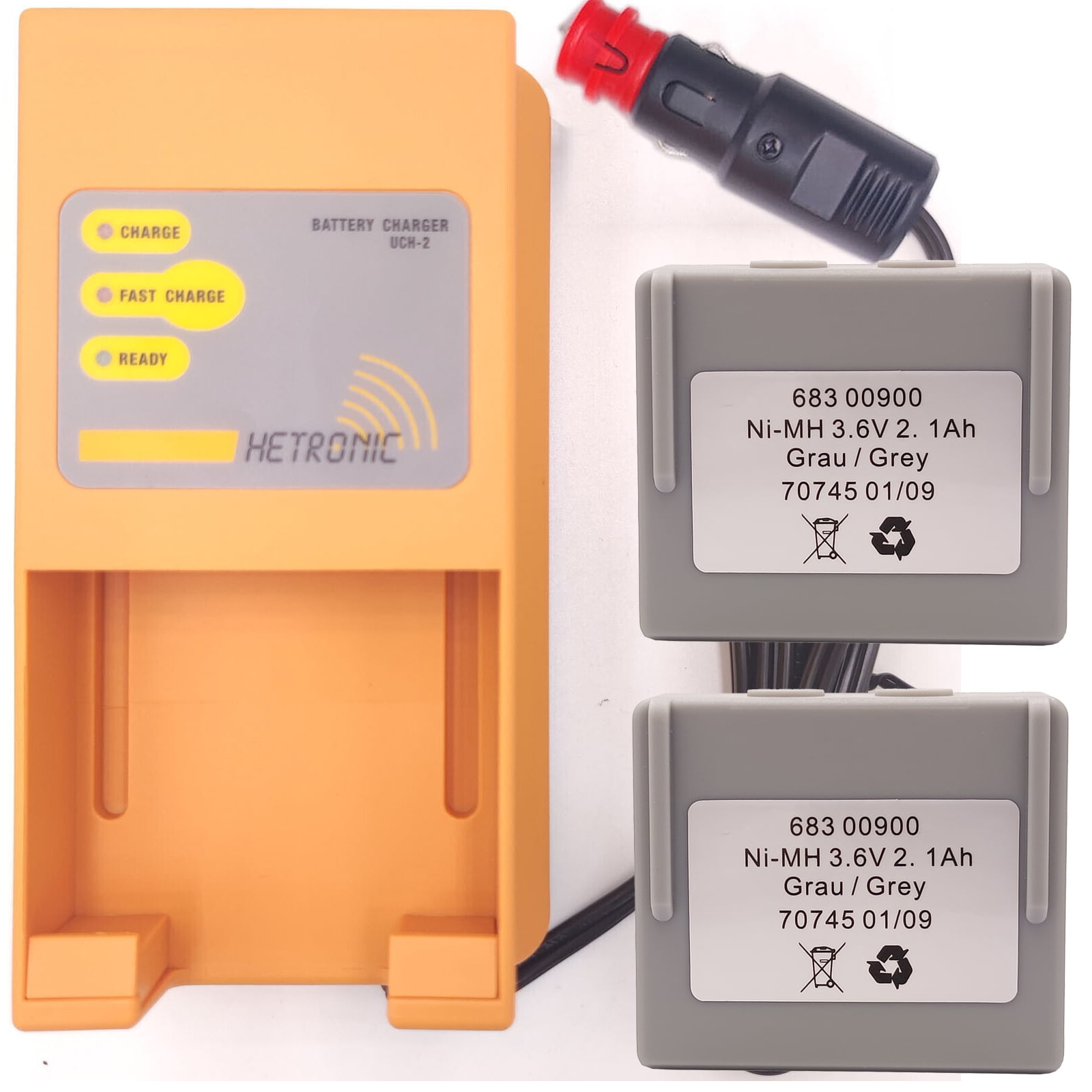 Hetronic UCH-2 Battery Charger Input 10-30VDC Out 300/780mA 68300900 ...