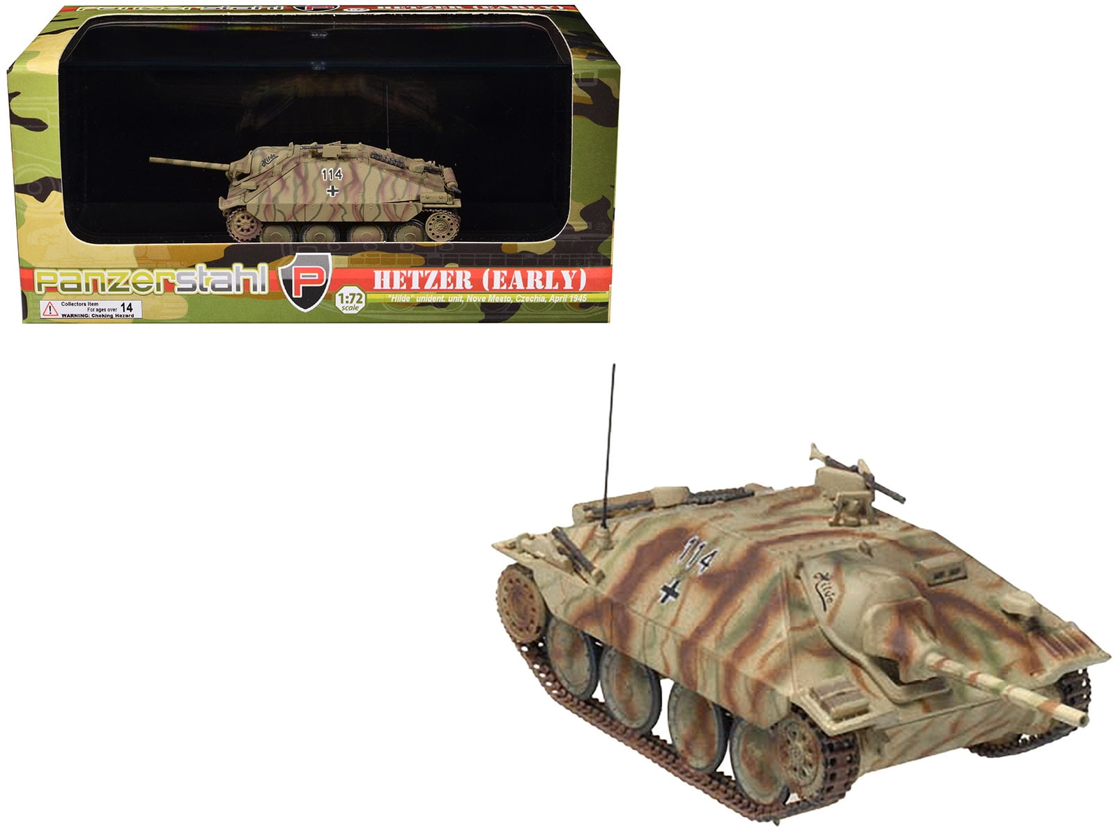 Hetzer (Early) Tank Destroyer "#114, Hilde, Nove Mesto, Czechoslovakia ...