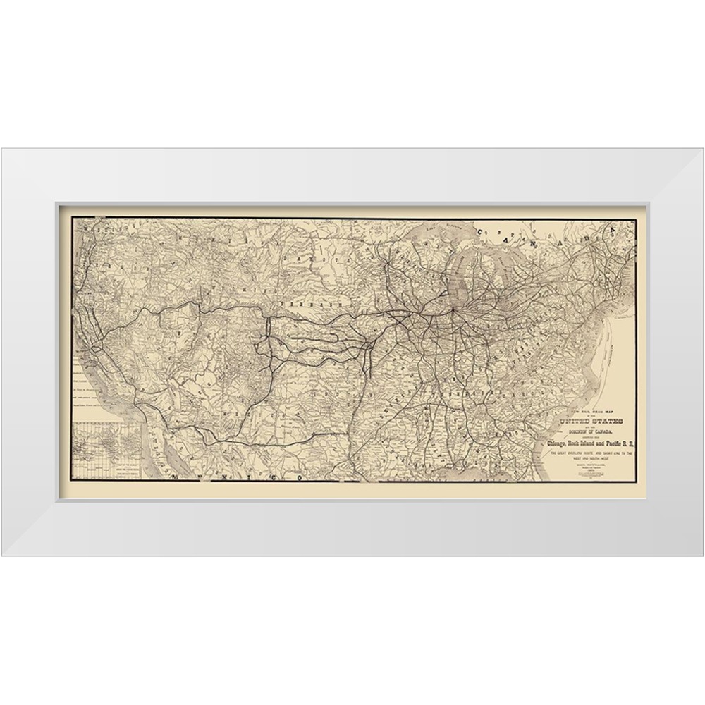 Heubach 18x11 White Modern Wood Framed Museum Art Print Titled ...