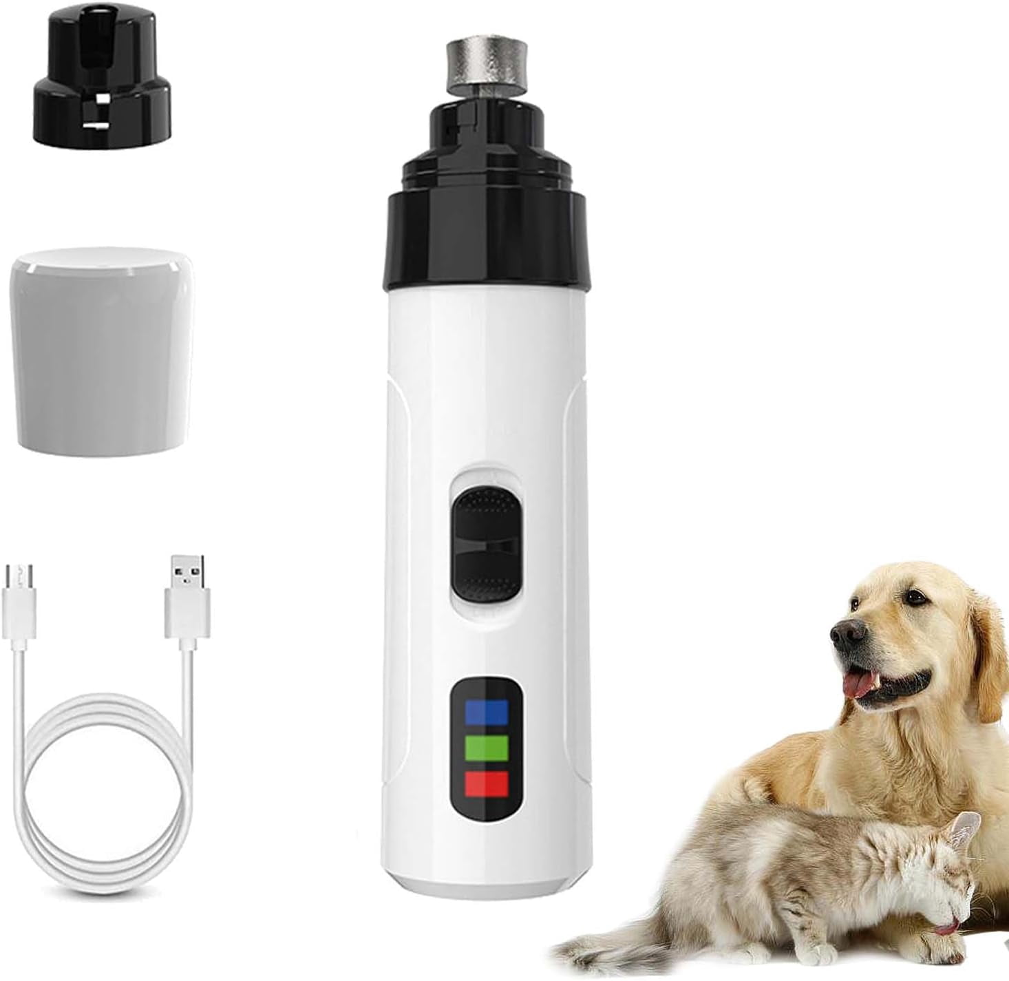 Heusom Silent Groom Pro Nail Grinder, Heusom Dog Nail Trimmer ...