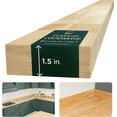 Hevea Butcher Block Backsplash Countertop - 8ft x 4'' x 0.75 ...