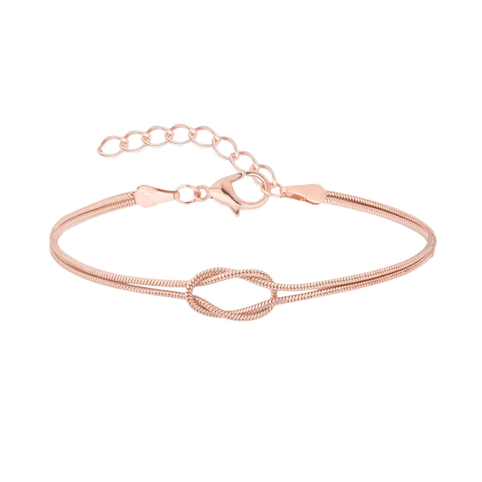 Hevirgo Couple Bracelet Double-layered Entangled Knot Love Symbolism ...