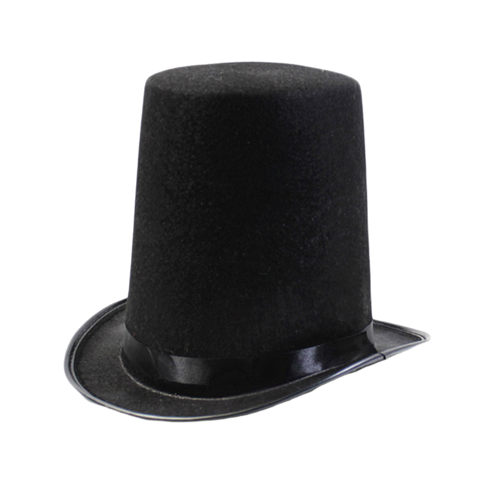 Hevirgo High Top Hat Magician High Hat British Black Jazz Topper Hat ...
