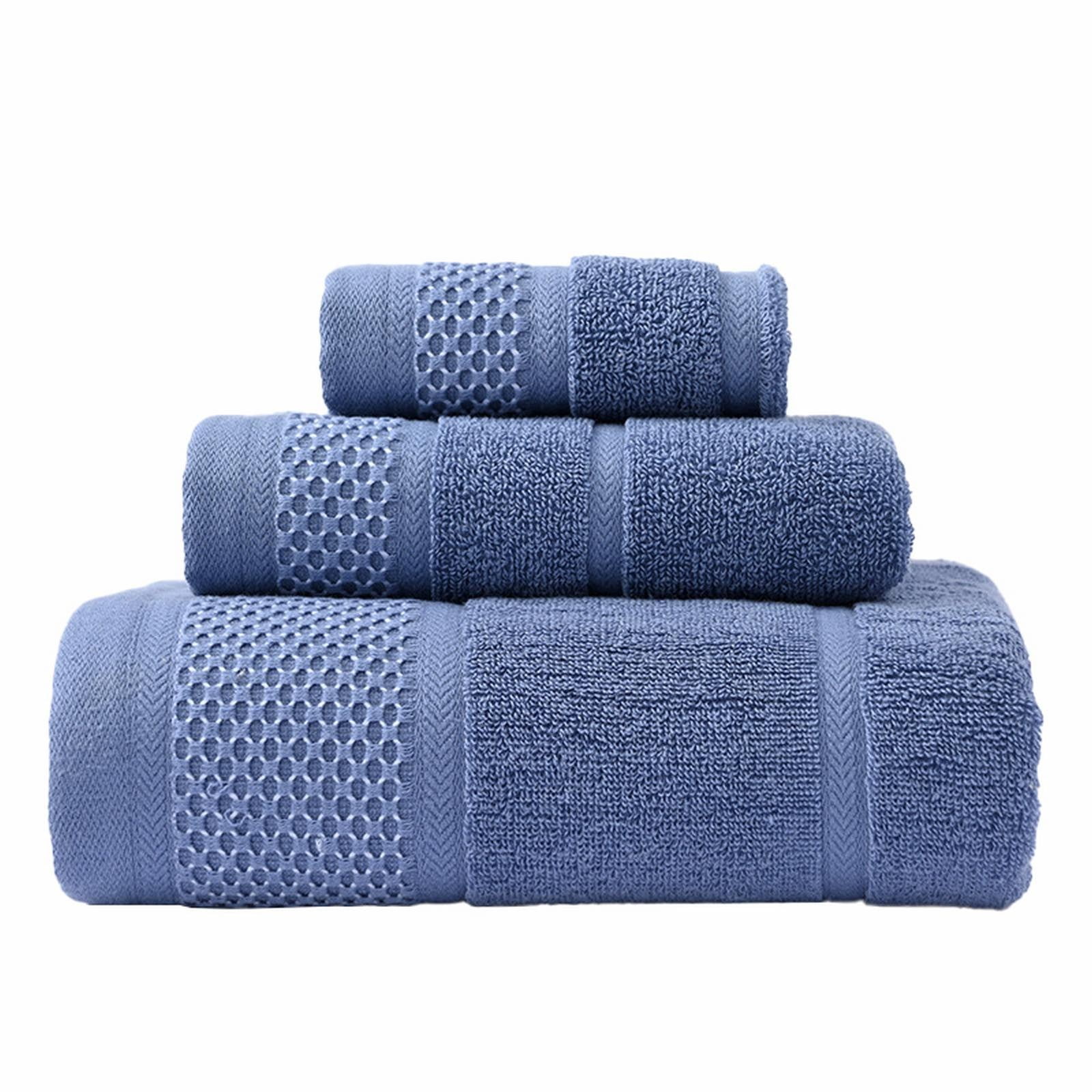 Hewann 3-Piece Towel Set Luxury Cotton Bath Towel Set – Soft ...