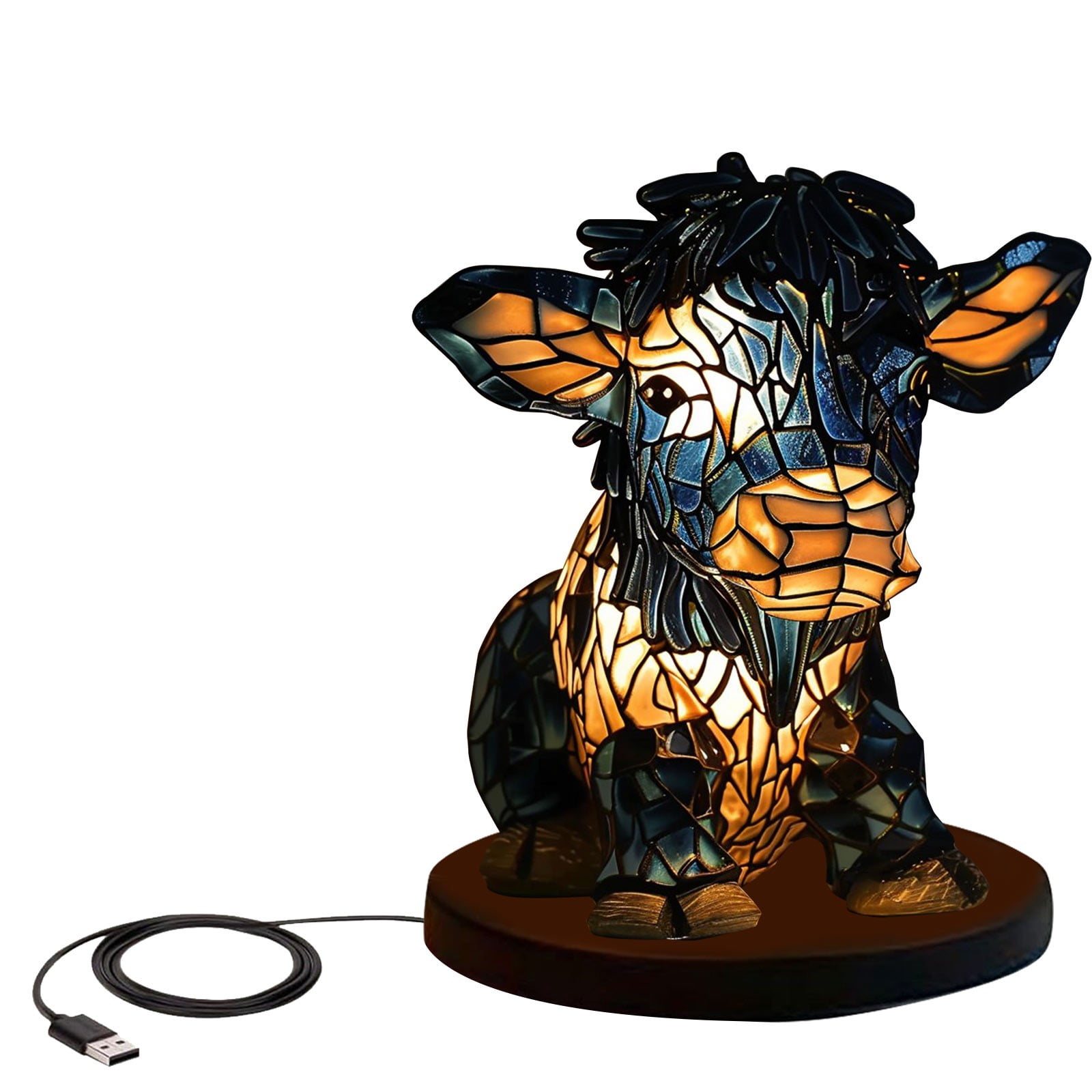 Hewann Clearance Night Lights Cyddersly Beautiful Cow Table Lamp Living ... Hewann Clearance Night Lights Cyddersly Beautiful Cow Table Lamp Living ...