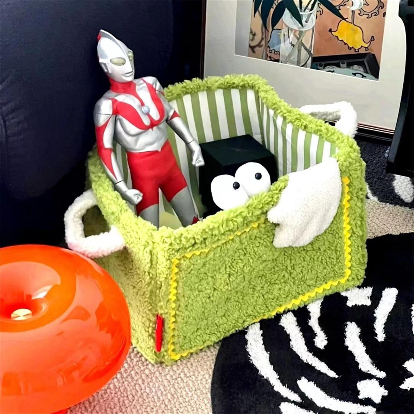 Hewann Cute Cube Storage Box - Versatile Toy & Snack Organizer for Kids ...